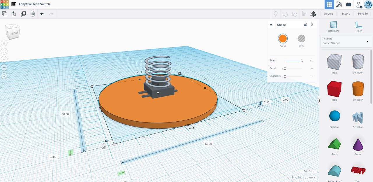 Create Adaptive Switches With TinkerCAD and 3D Printing : 8 Steps (with ...