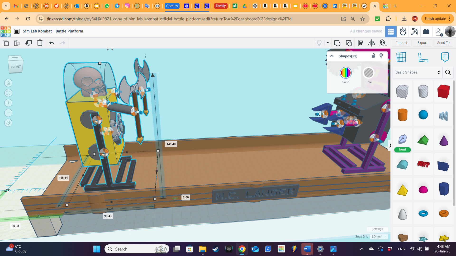 Tinkercad Robotics for School: SIMLAB KOMBAT! (virtual Walking Robots ...