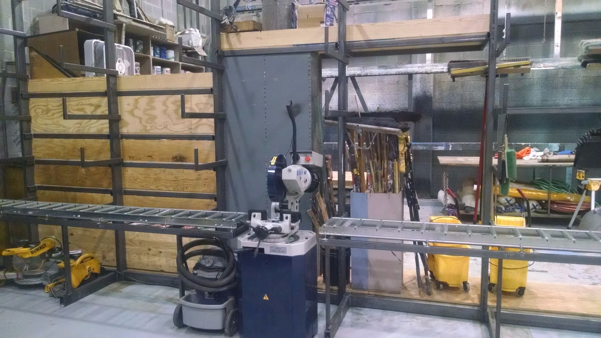 Steel Rack and Cold Saw Station : 5 Steps (with Pictures) - Instructables