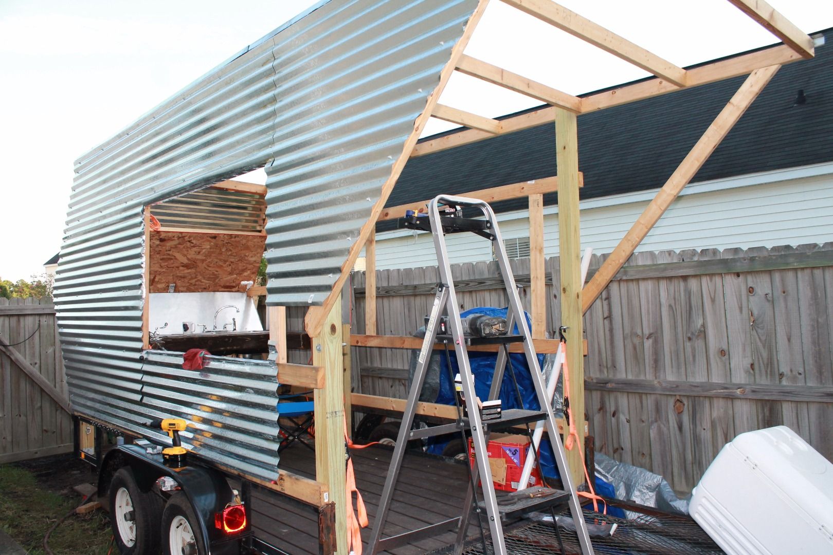 Building a Competition BBQ Trailer or Food Vending Trailer : 21 Steps ...