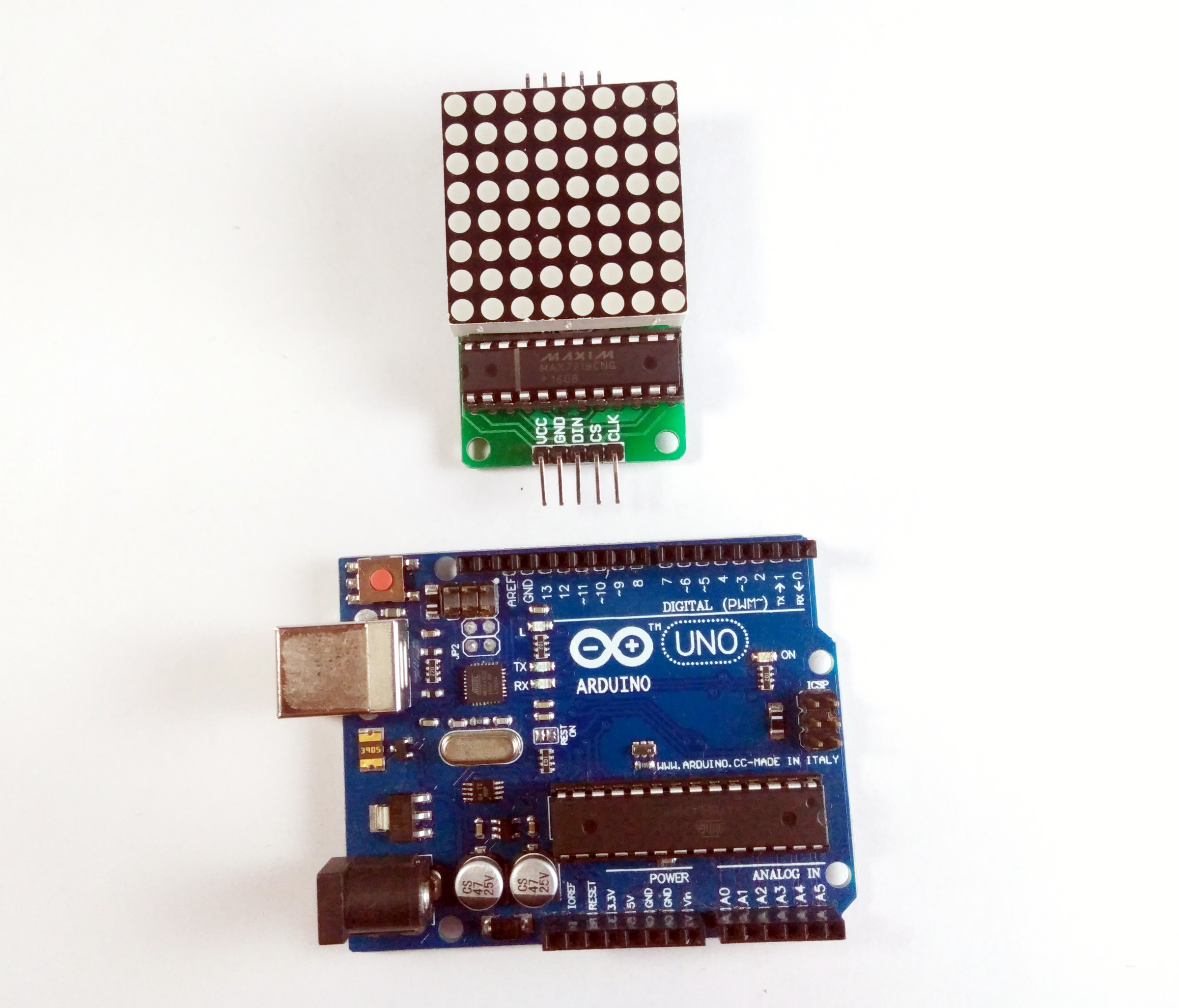 Dot Matrix With MAX7219 Interfacing With Arduino : 7 Steps (with ...