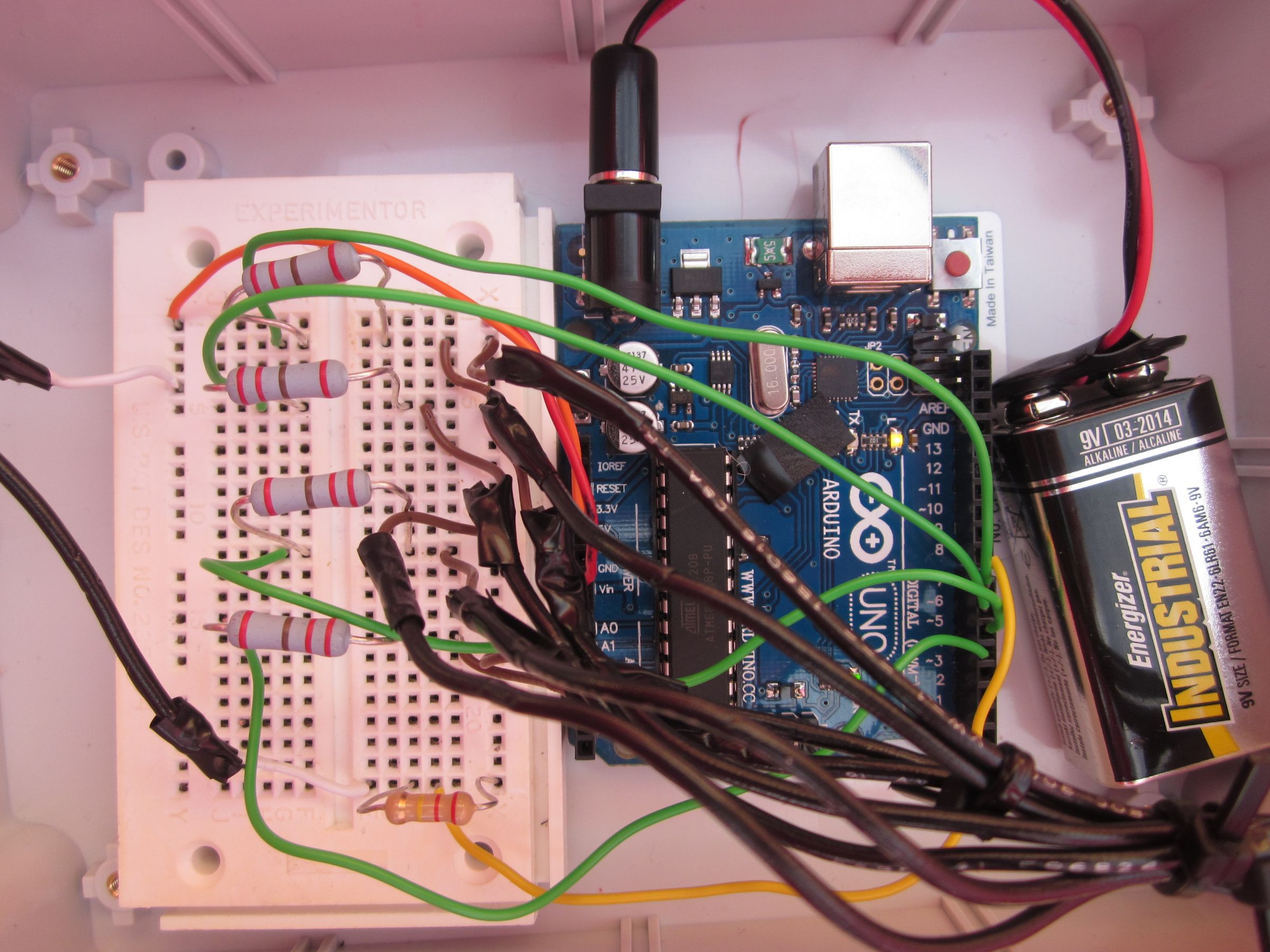 On-Off Basket Bike Lights Using Arduino Uno : 5 Steps - Instructables