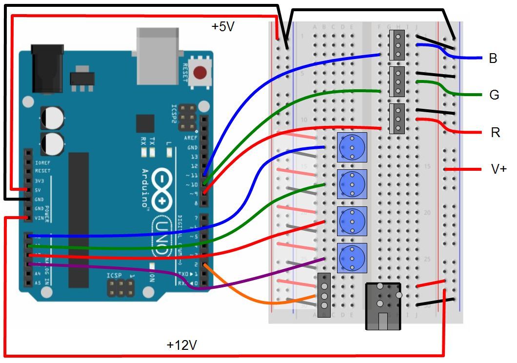 Arduino-controlled RGB LED Infinity Mirror : 13 Steps (with Pictures ...