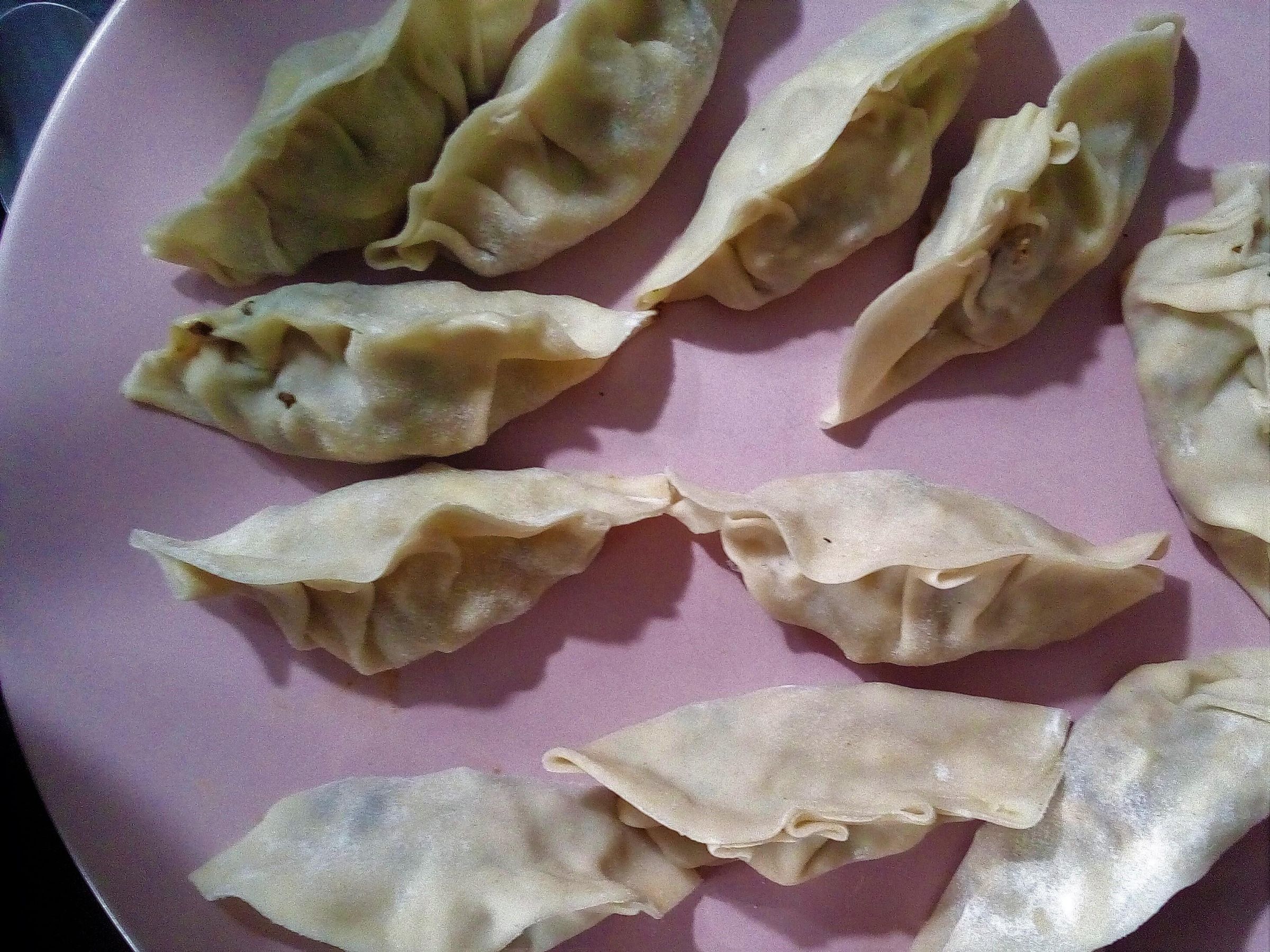 My Favorite Vegetarian/Vegan Gyoza-Recipe : 5 Steps (with Pictures ...