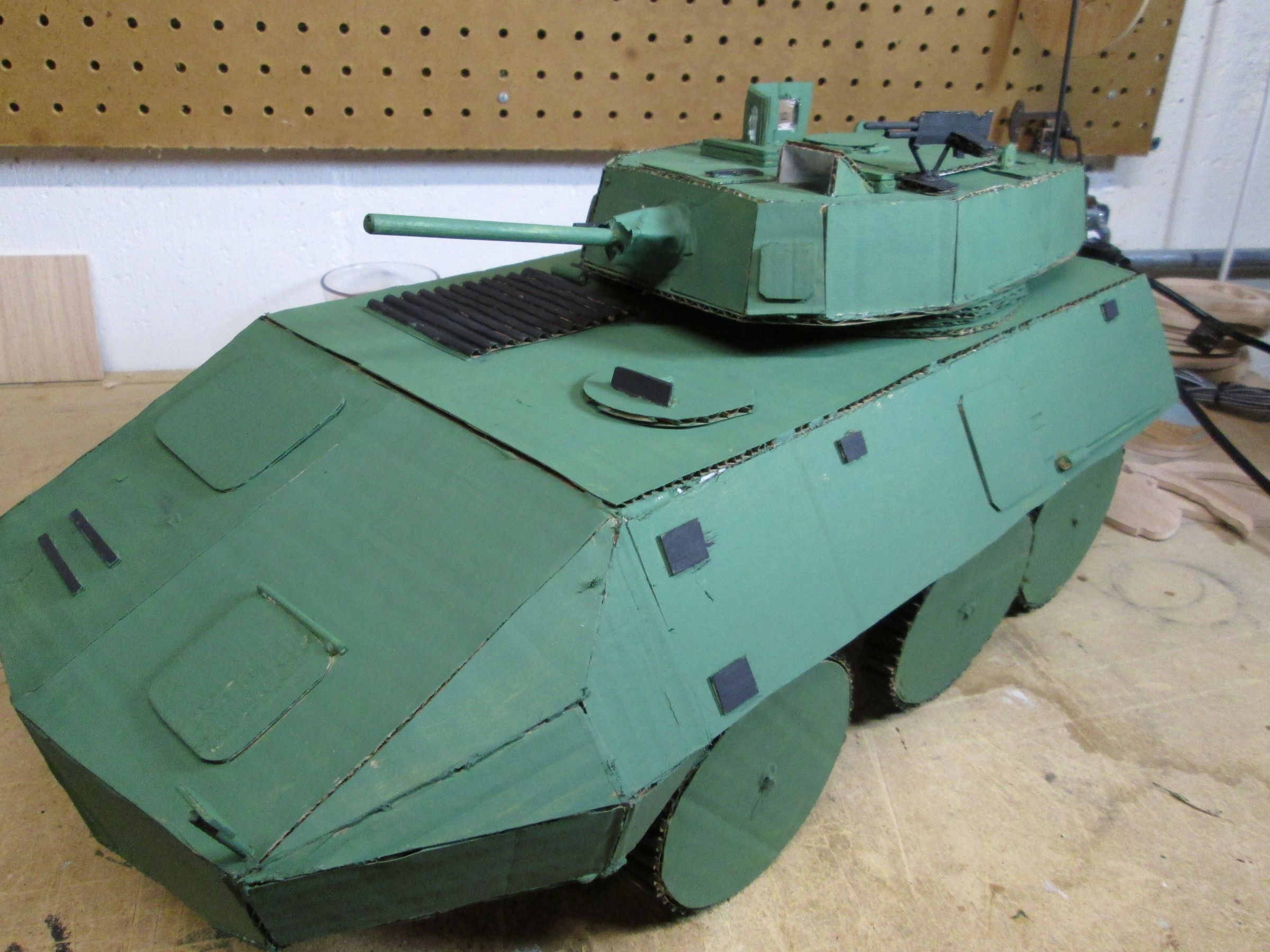 Cardboard Armored Car : 12 Steps - Instructables