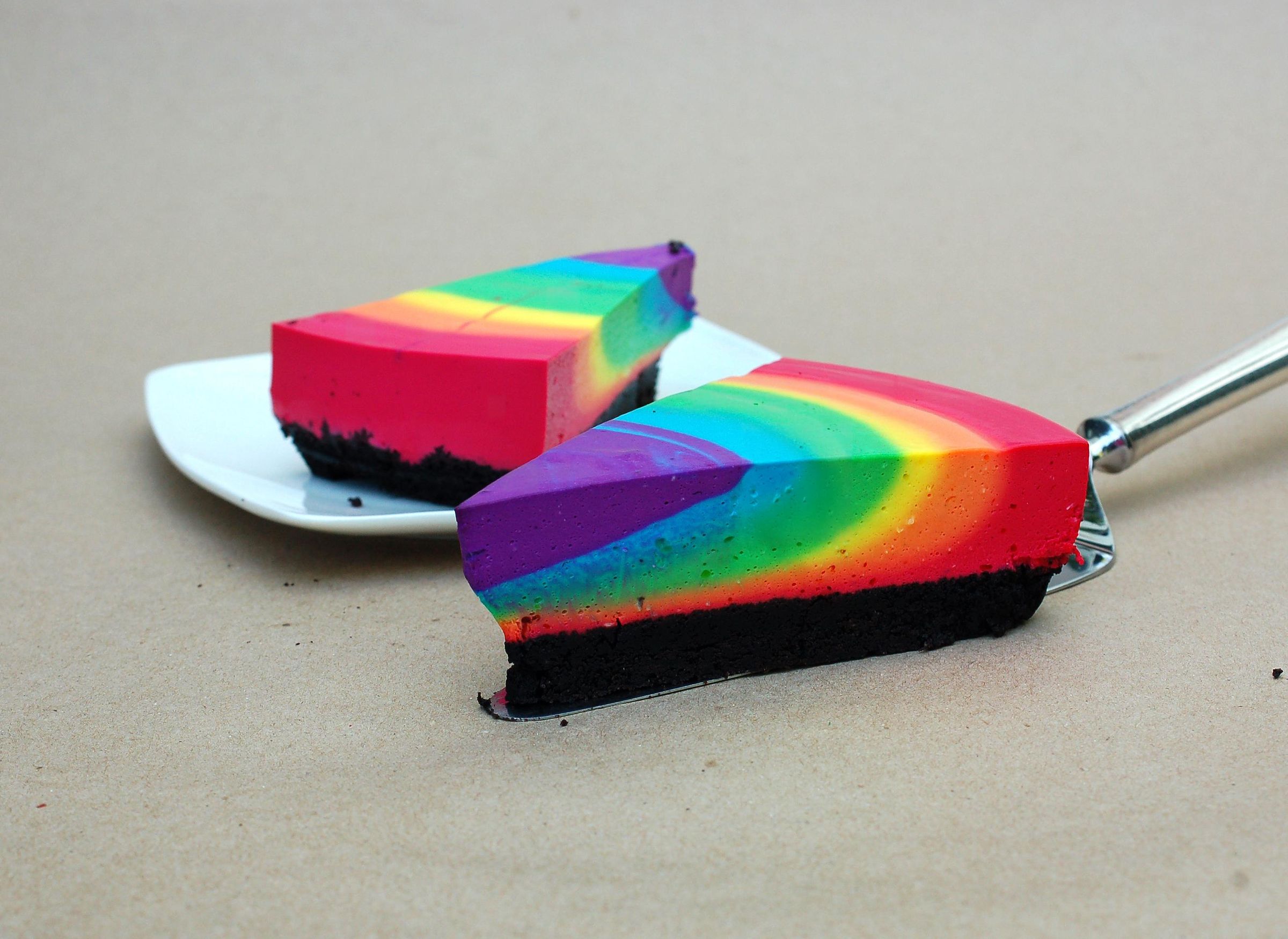 Rainbow Cheesecake Recipe : 5 Steps (with Pictures) - Instructables