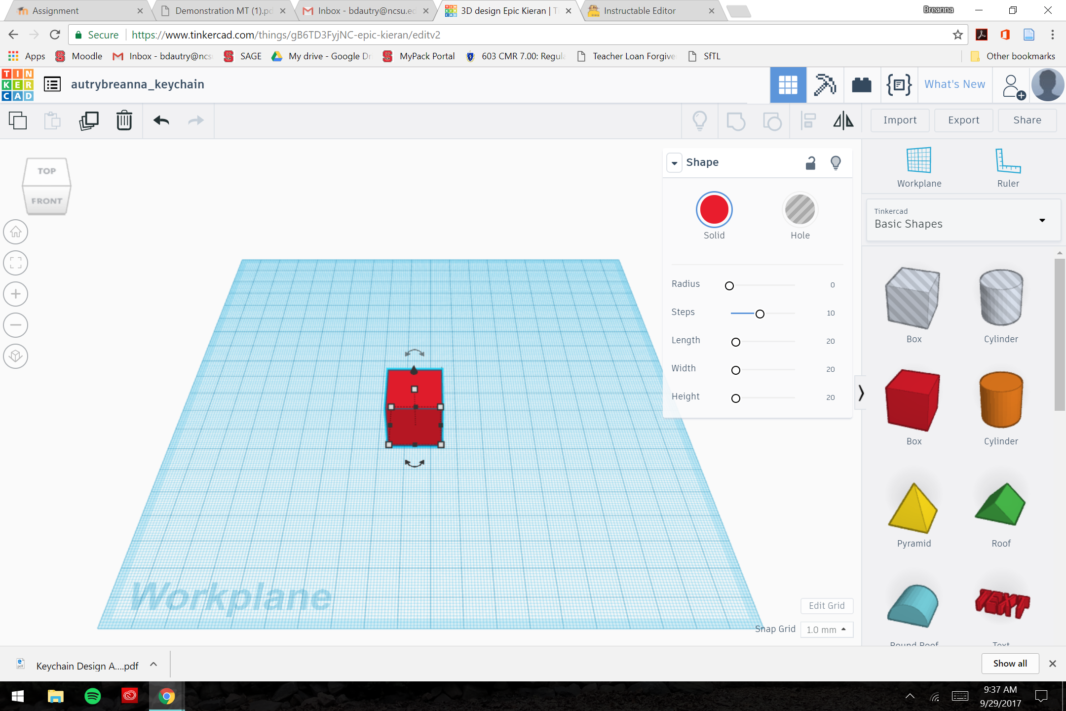 How to Use TinkerCad: Keychain Edition : 7 Steps (with Pictures ...