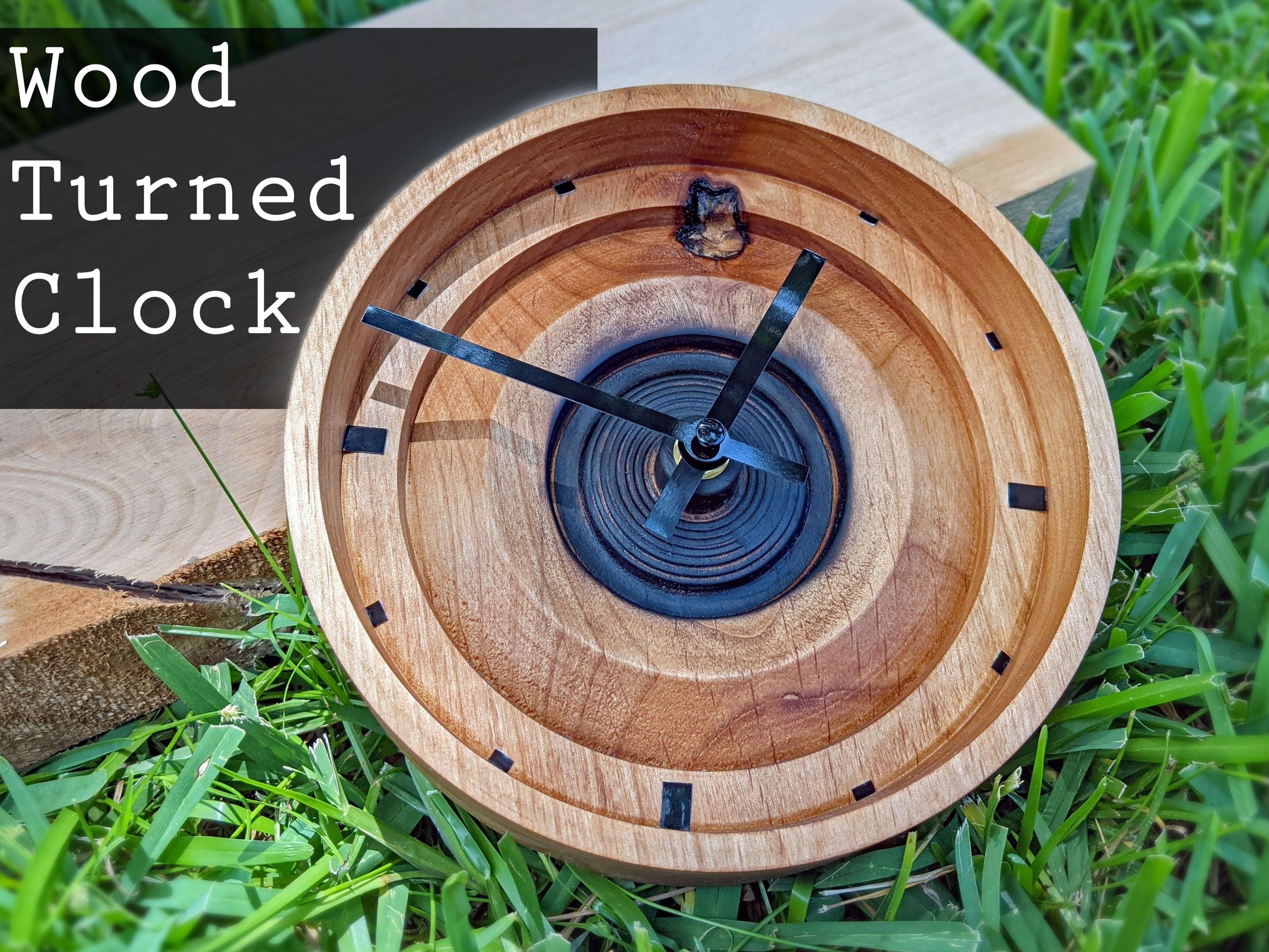 Solid Wood Turned Clock [Working!] : 25 Steps (with Pictures ...