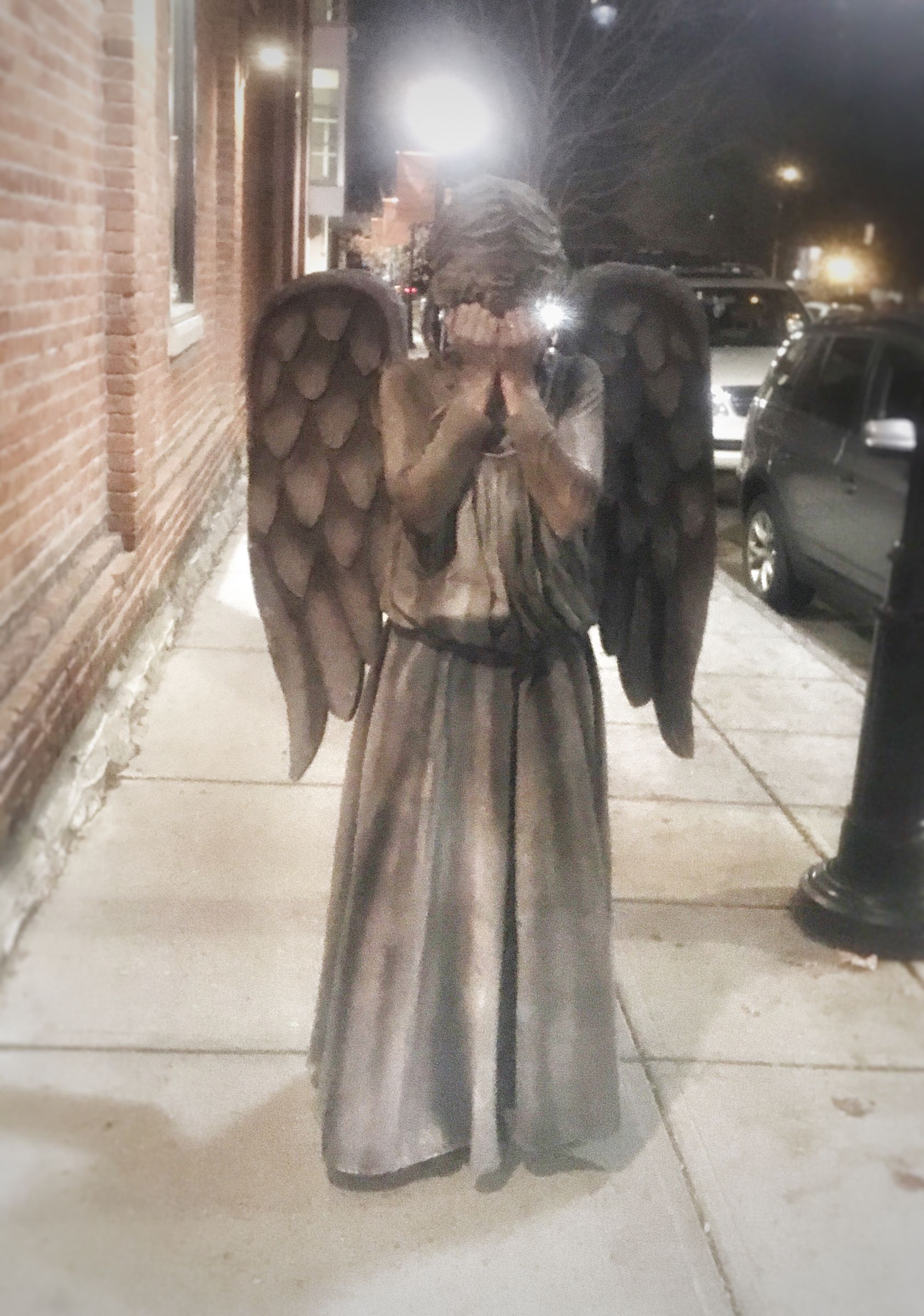 Weeping Angel Makeup