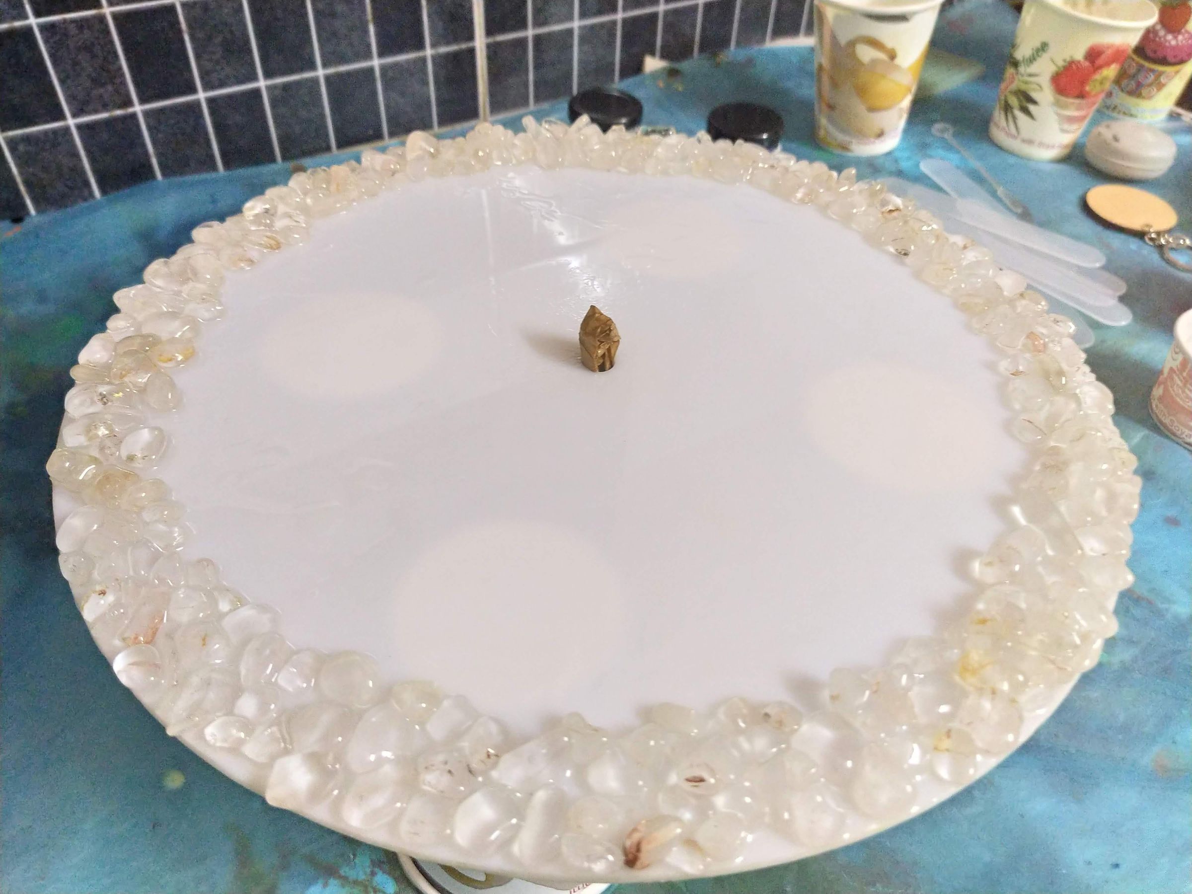 Geode Resin Clock on Acrylic Base : 14 Steps (with Pictures) - Instructables