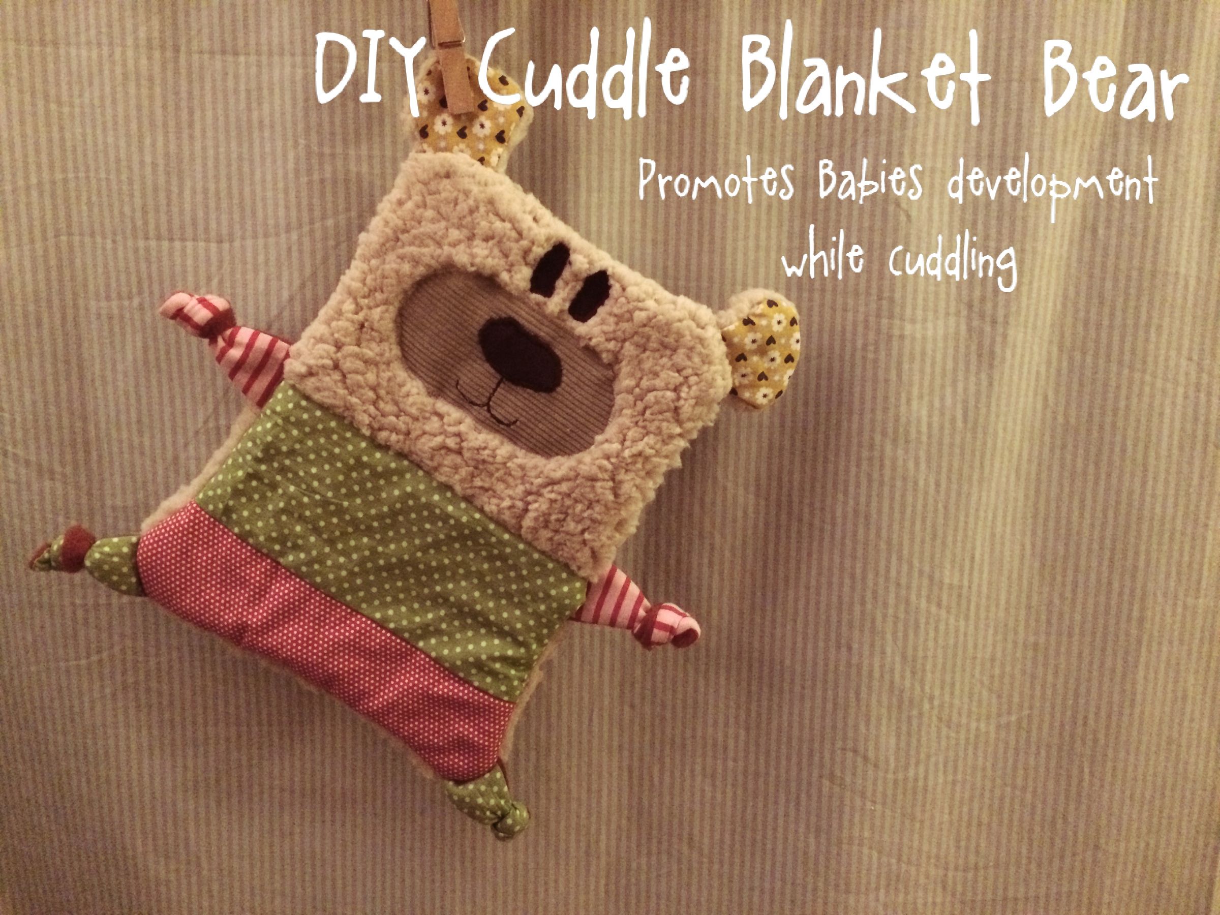 Cuddle Blanket Bear - Promotes Babies Development While Cuddling : 8 ...