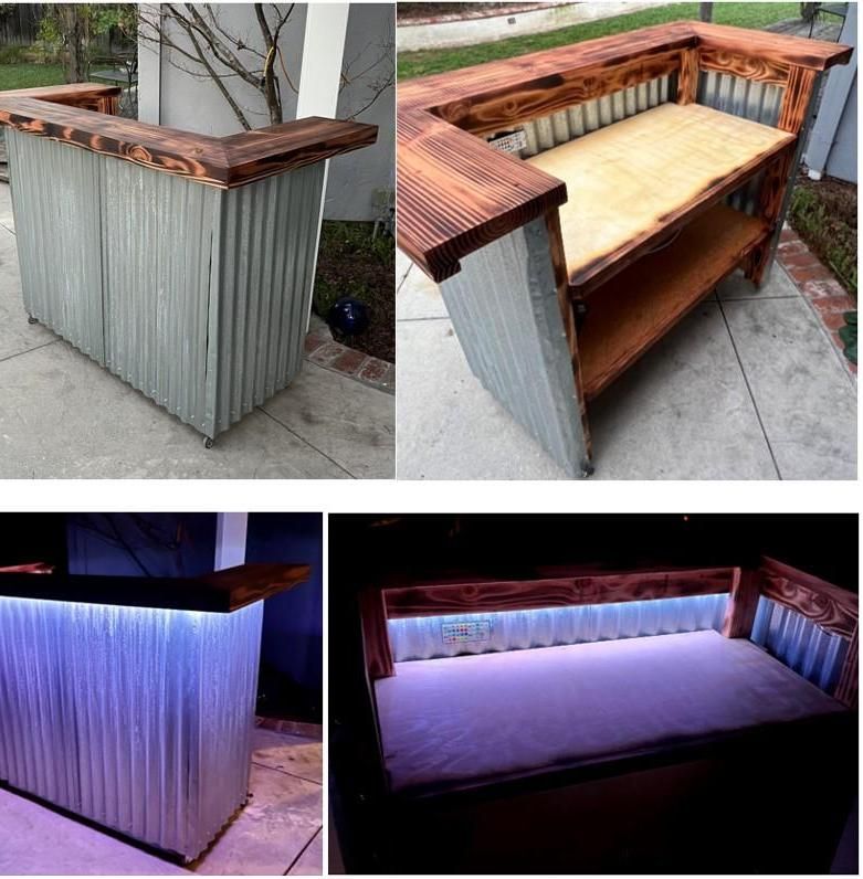 Outside Rustic Bar - This Is a Very Simple Straight Forward Project ...