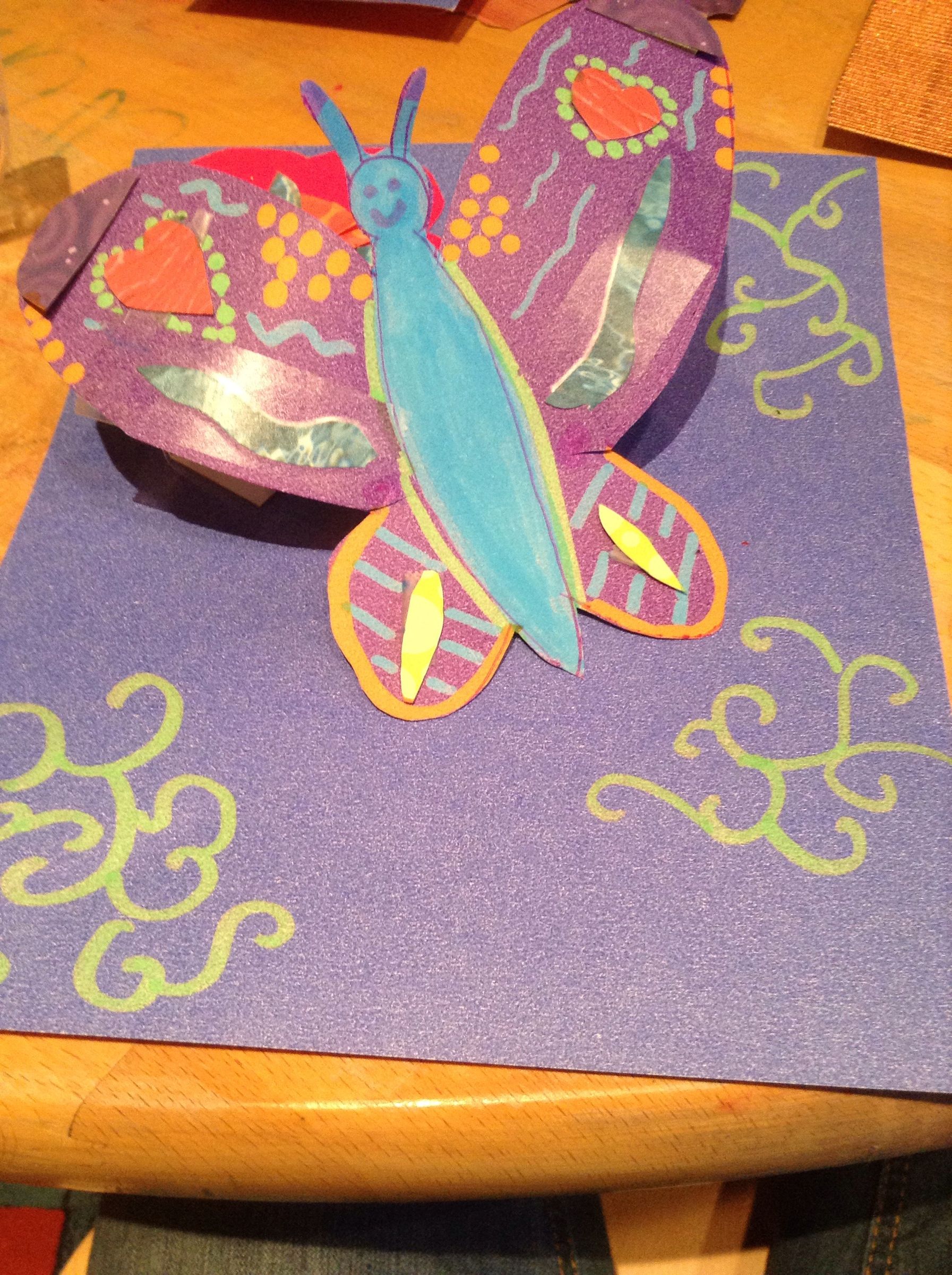 Butterfly Flower Card : 7 Steps - Instructables