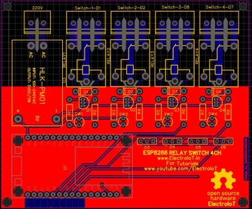 ESP8266 4-Relay IoT Control With Arduino Cloud & Push Buttons : 5 Steps - Instructables