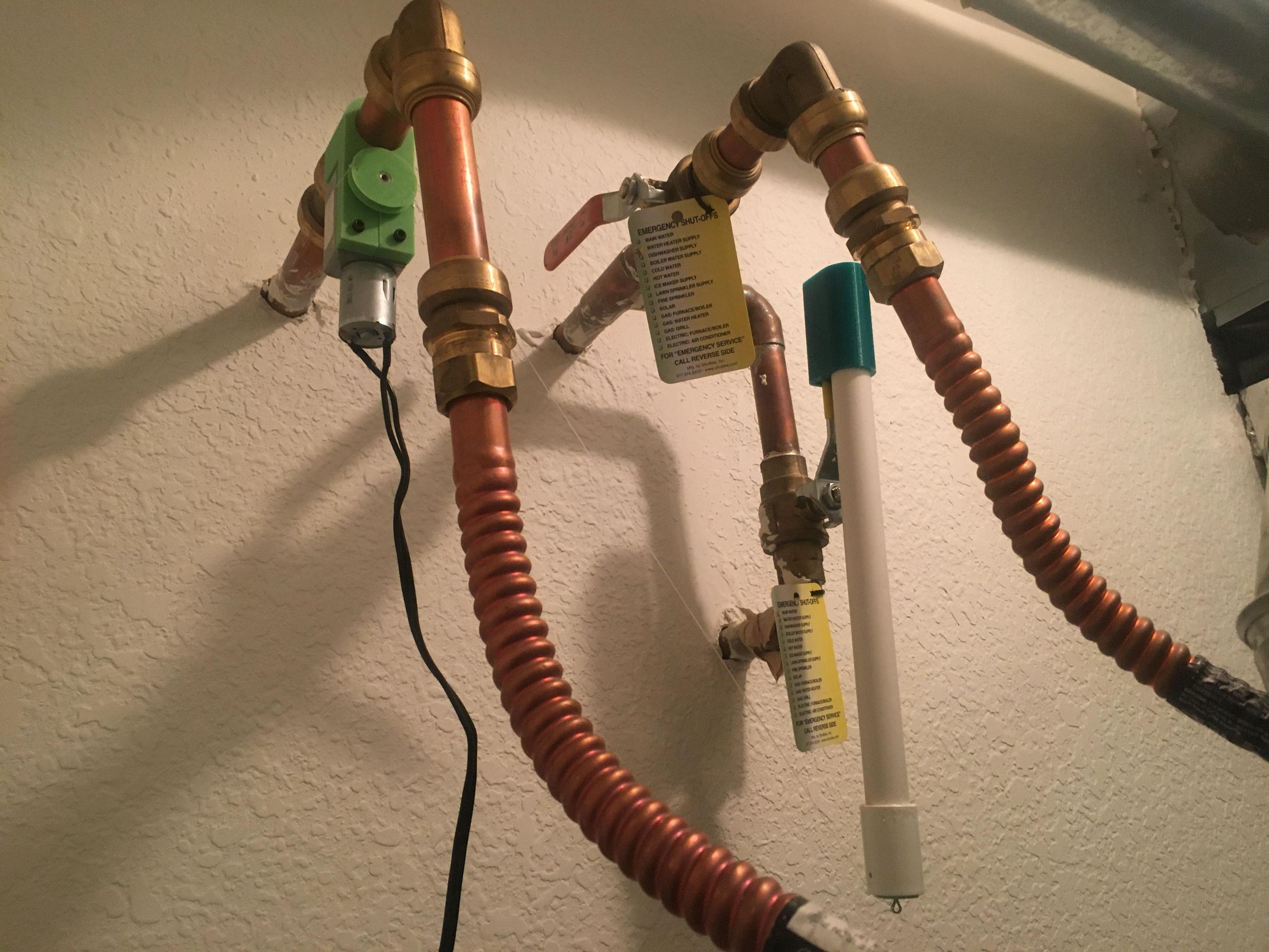 Whole Home Wireless Water Leak Detector and Emergency Water Shut Off ...