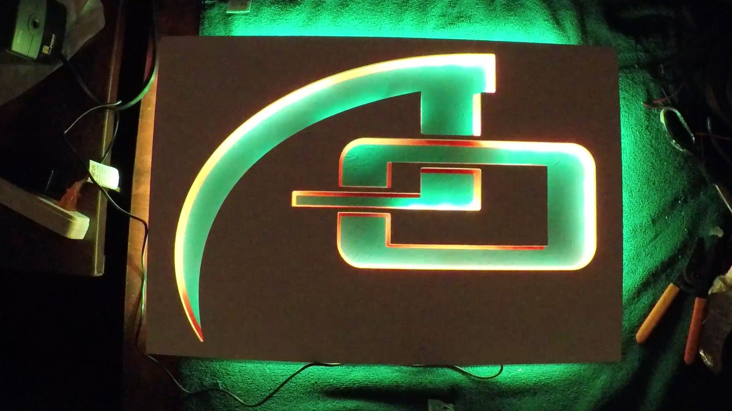 How to Make a Backlit LED CNC Sign of a Logo : 21 Steps (with Pictures ...