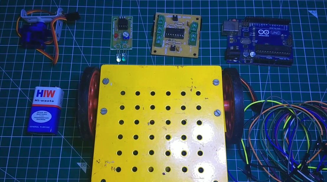 Line Follower Robot Using Only One IR Sensor : 5 Steps - Instructables