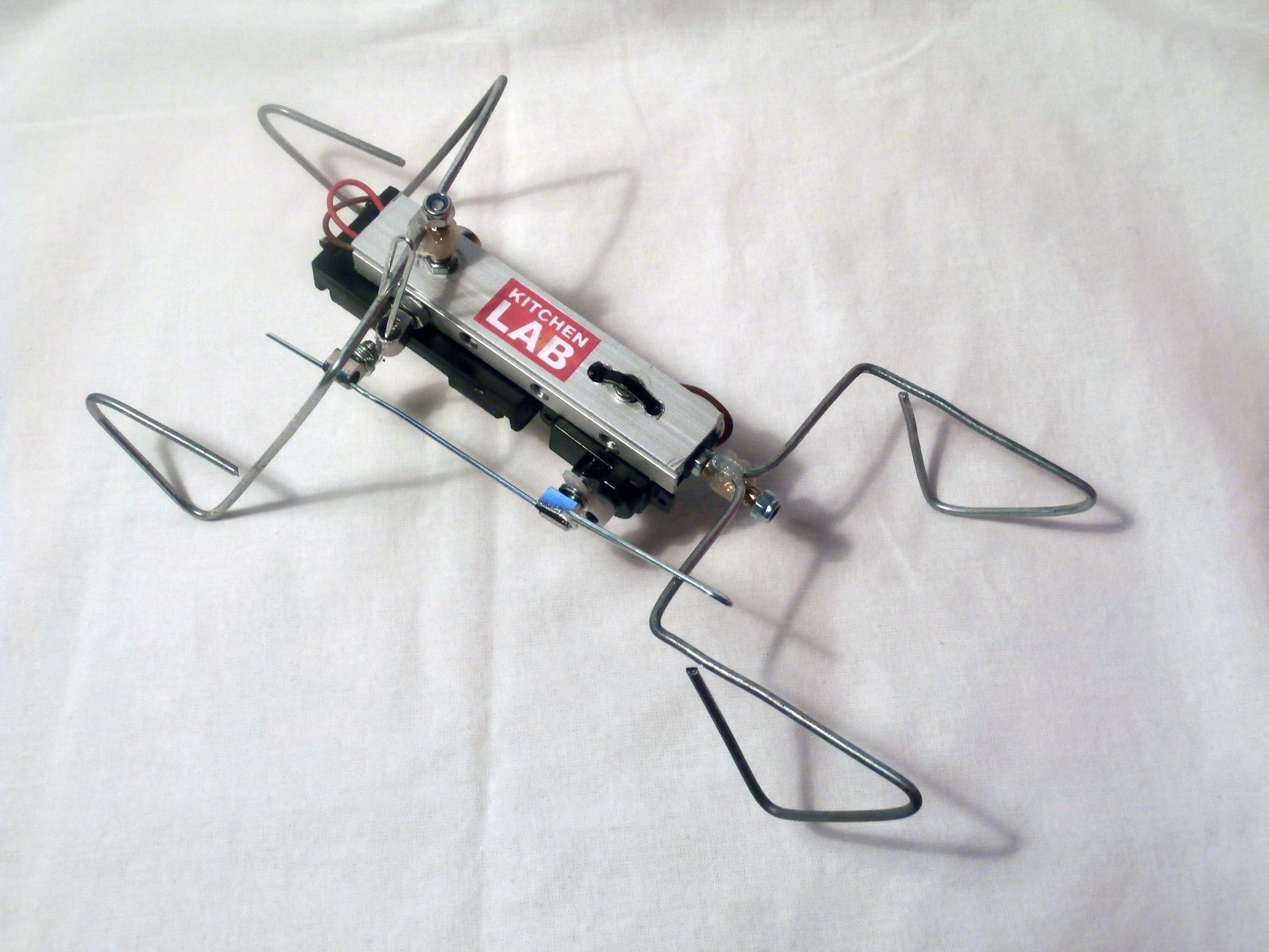 How to Make the One Motor Walker (without Bicore) : 11 Steps (with ...