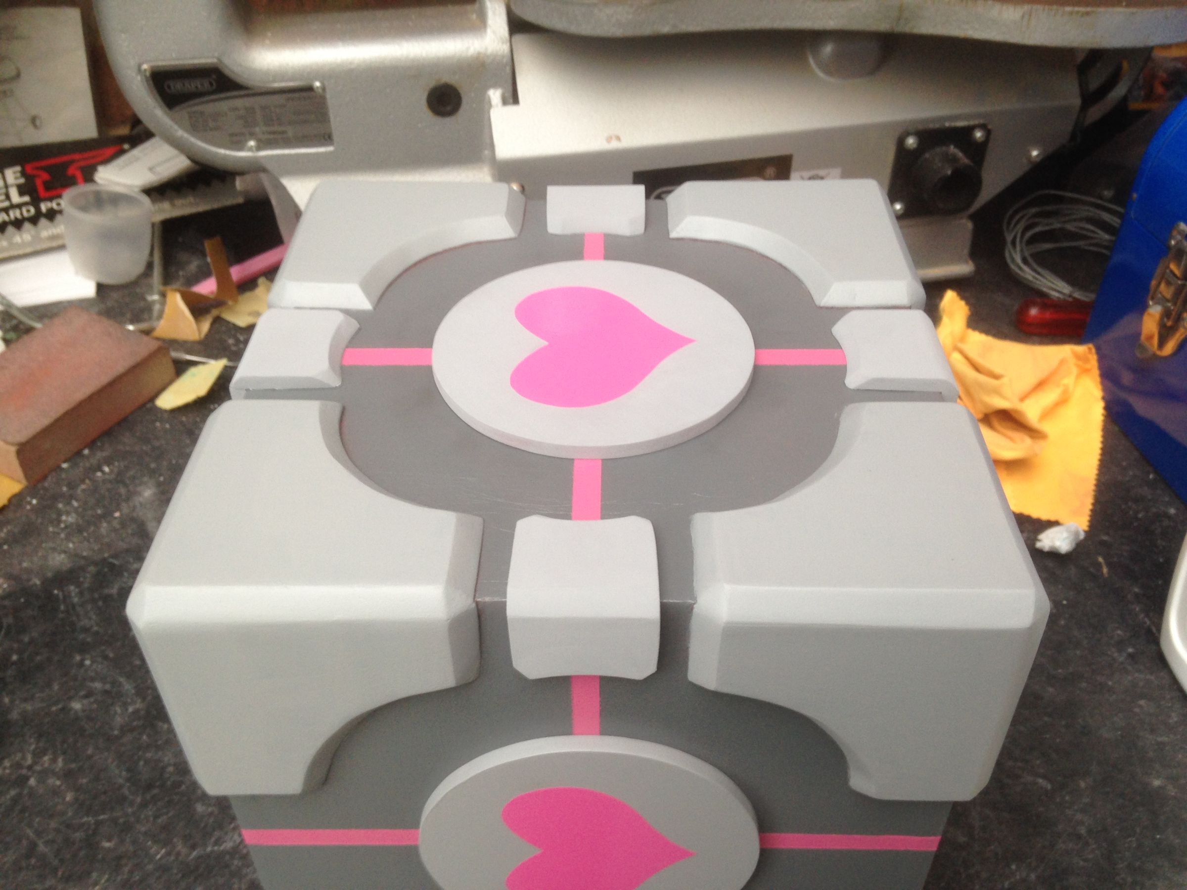Portal: Companion Cube Storage Box : 9 Steps (with Pictures ...