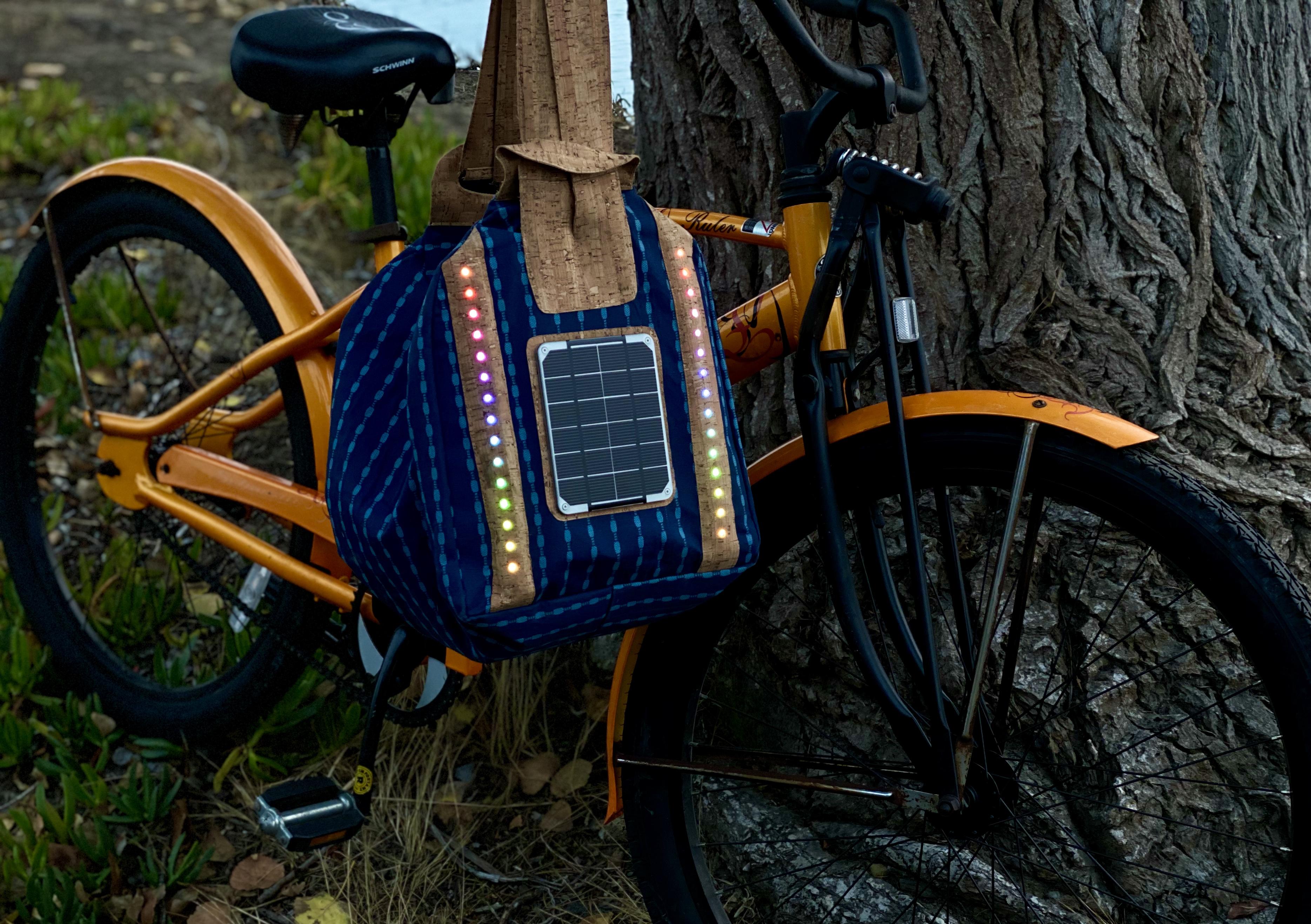 Convertible Solar Safety Bag With E-textile Loomia Tech : 11 Steps ...