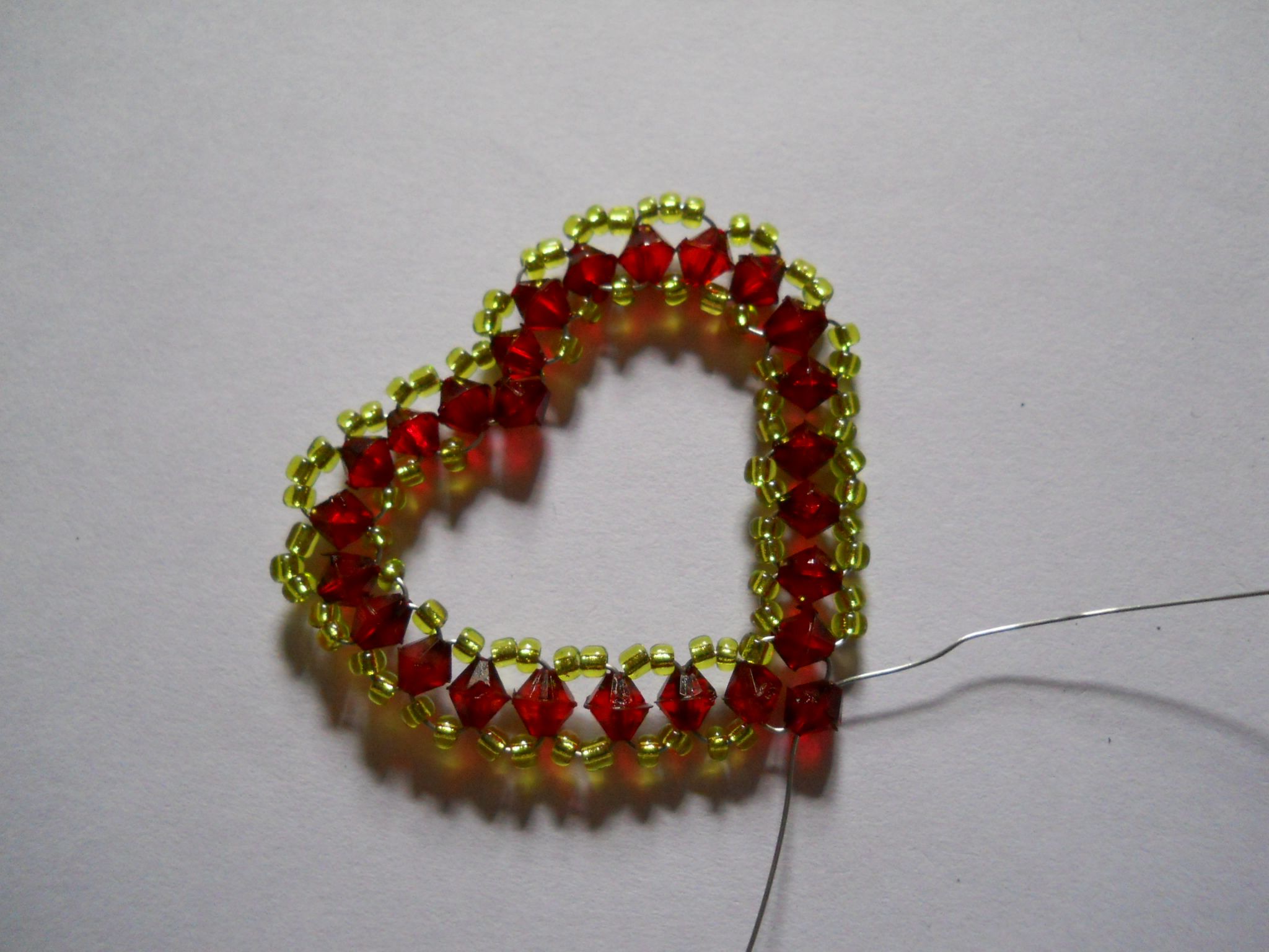 Beaded Heart Shaped Pendant : 7 Steps (with Pictures) - Instructables