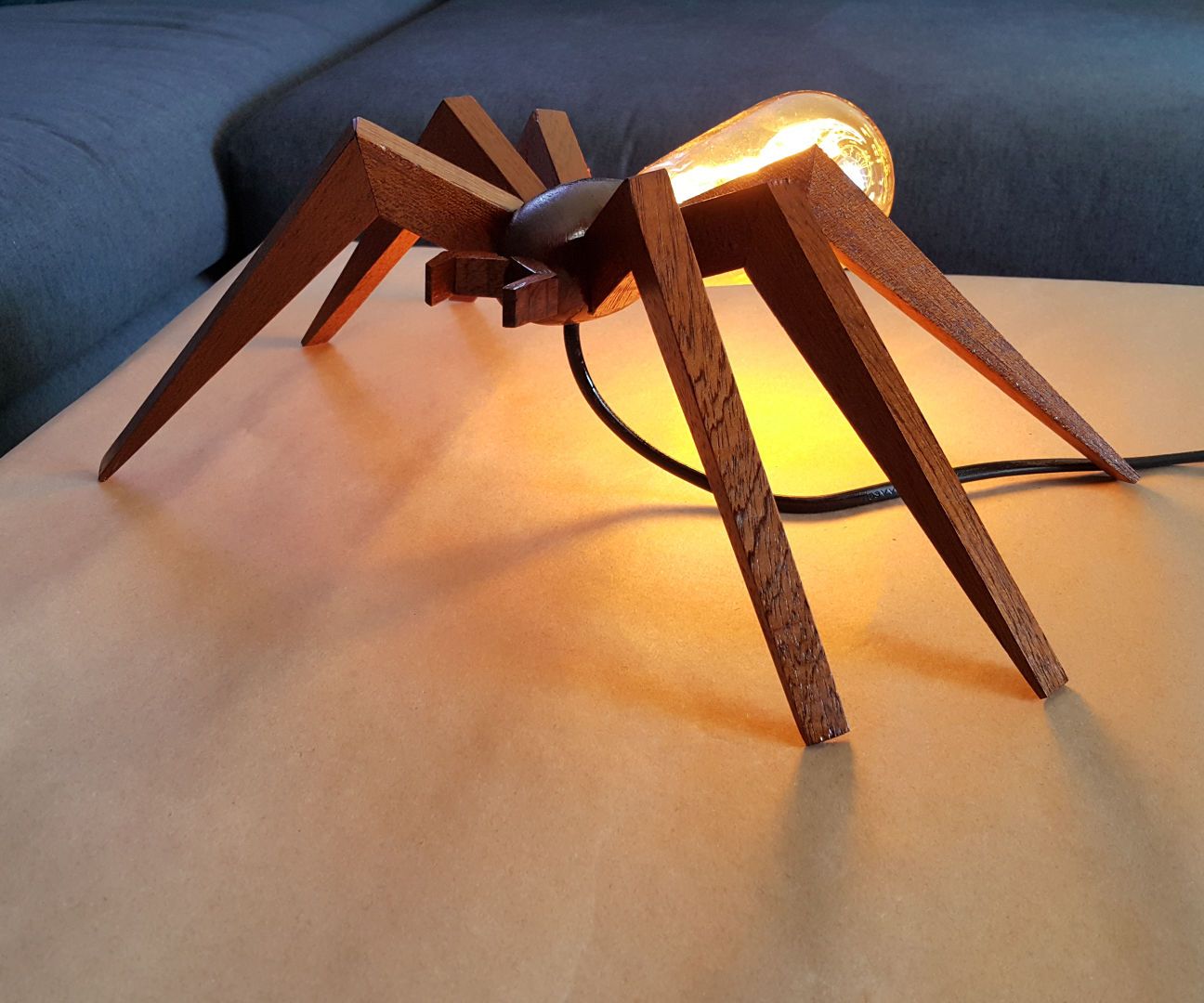 Spider Shaped Lamp : 11 Steps (with Pictures) - Instructables