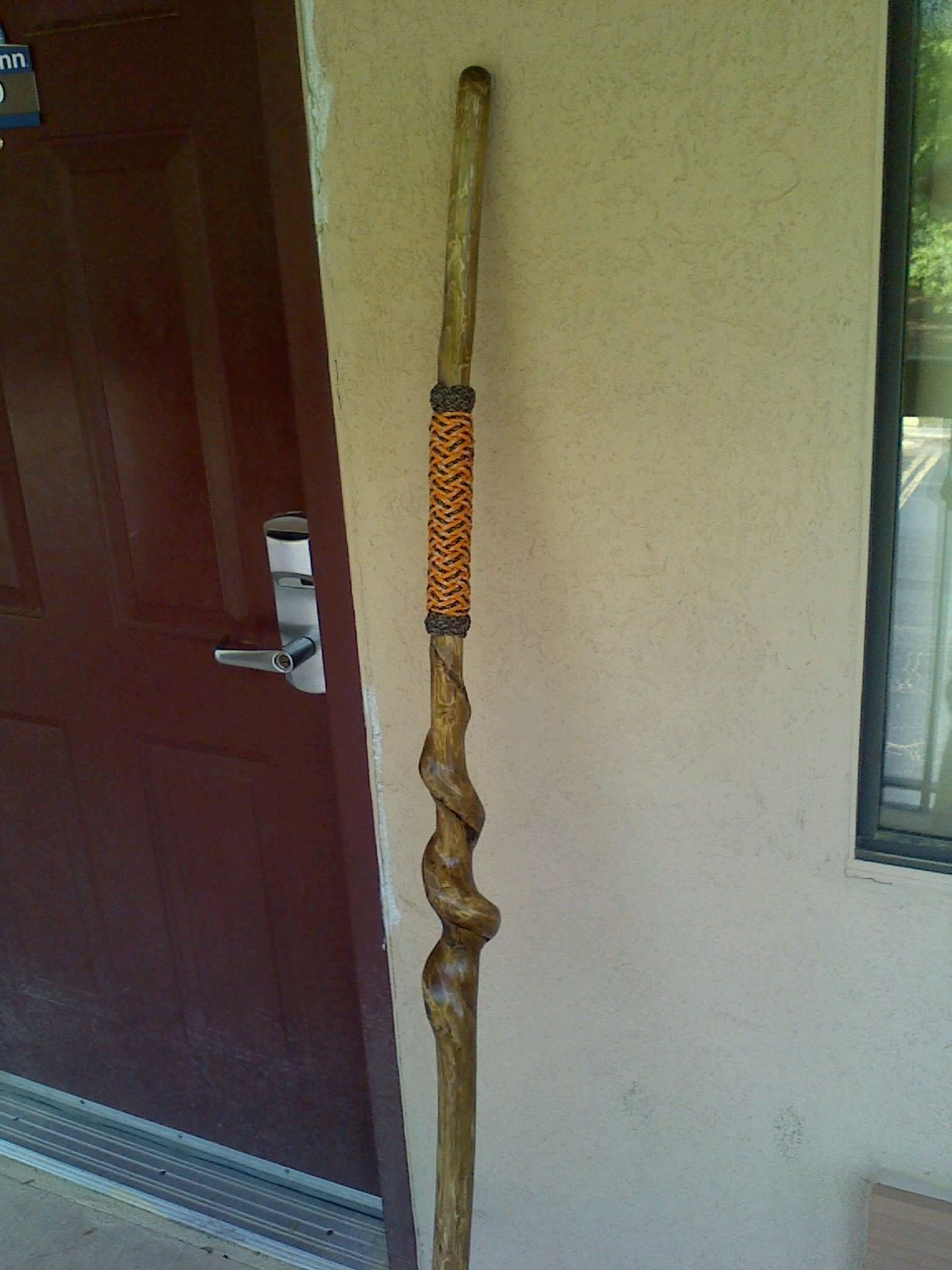 Twisted Hiking/backpacking Staff (aka: Walking Stick) : 6 Steps ...
