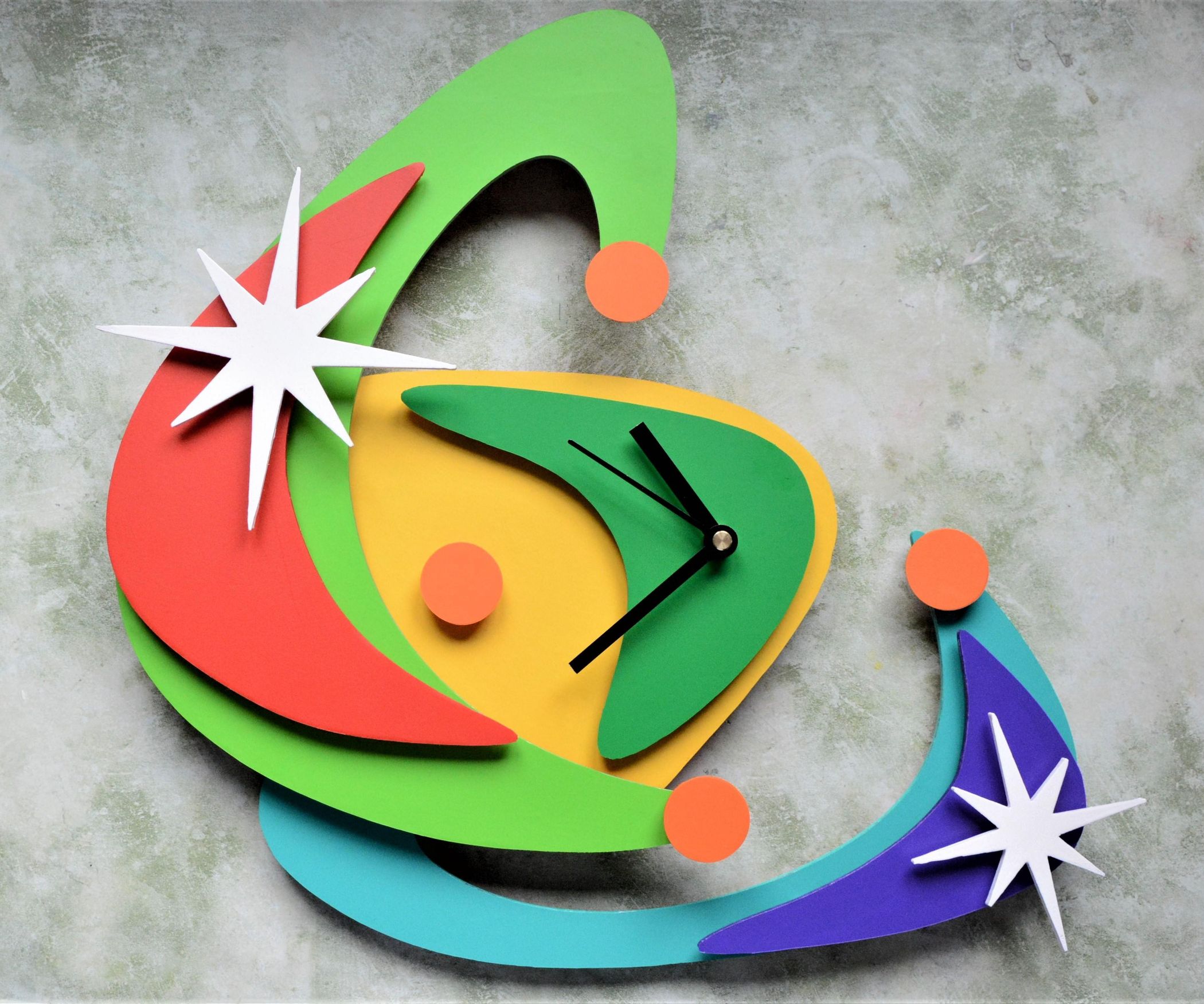3D Printed Futuristic Space Age Wall Clock : 14 Steps (with Pictures ...
