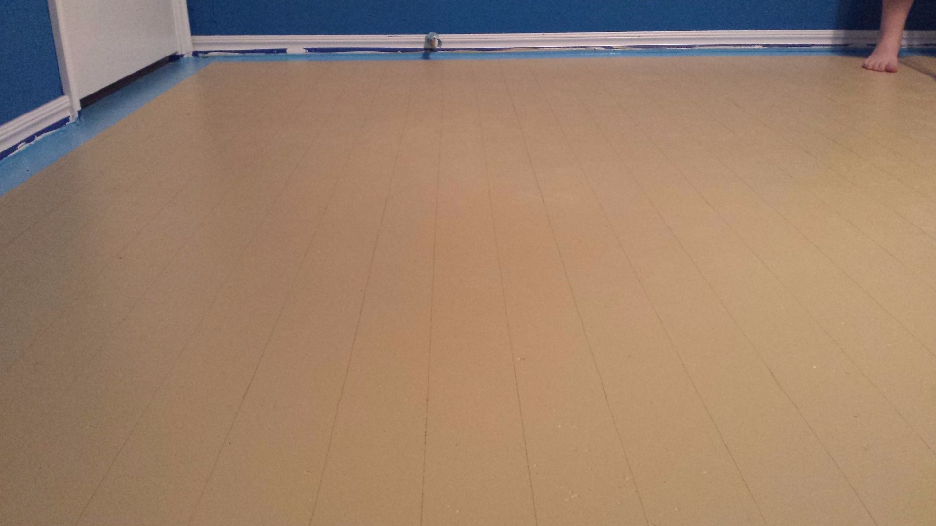 Painted Plywood Subfloor - Basketball Court : 11 Steps (with Pictures ...