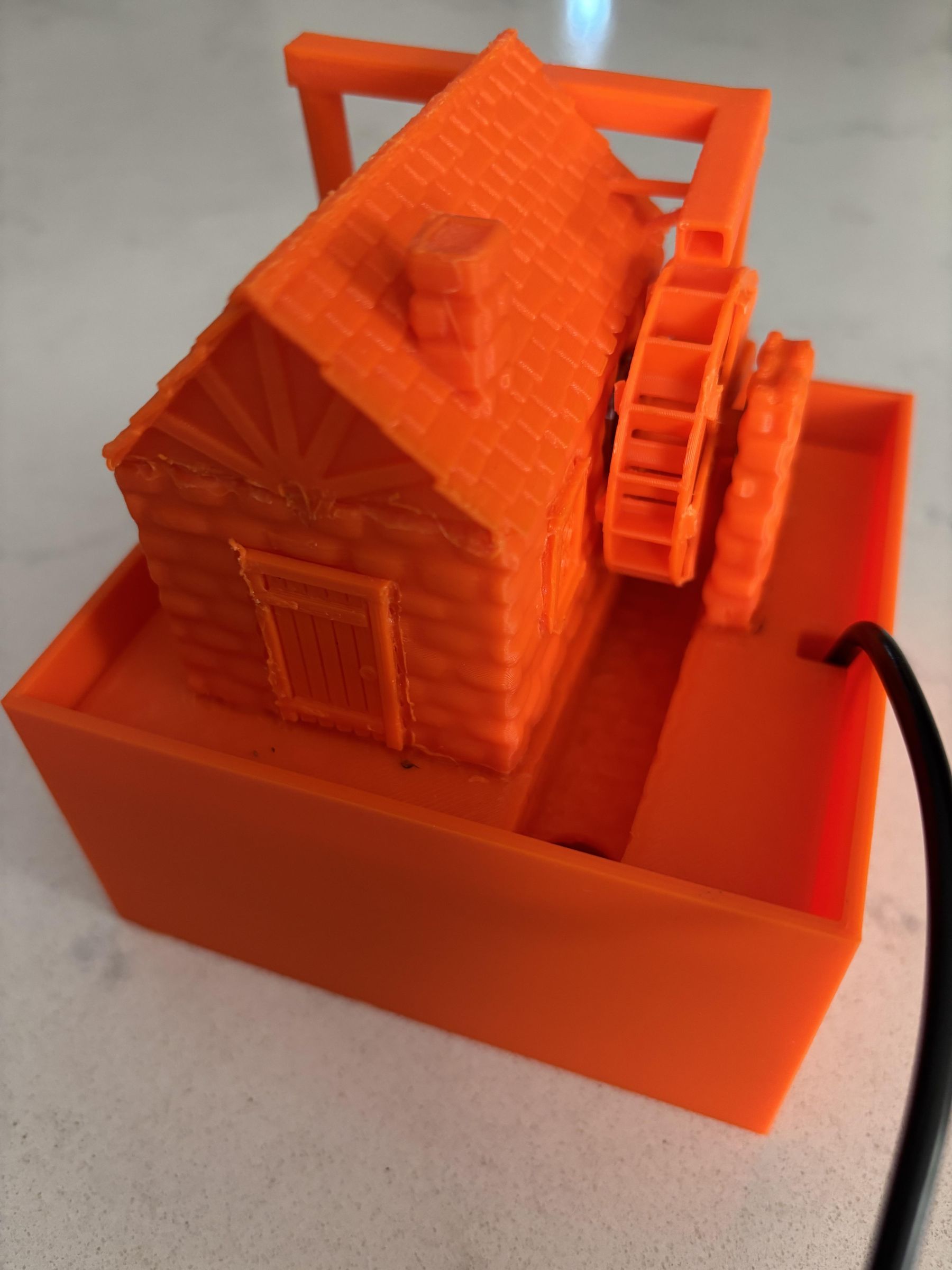 How to Make a Miniature Watermill Fountain : 7 Steps (with Pictures ...