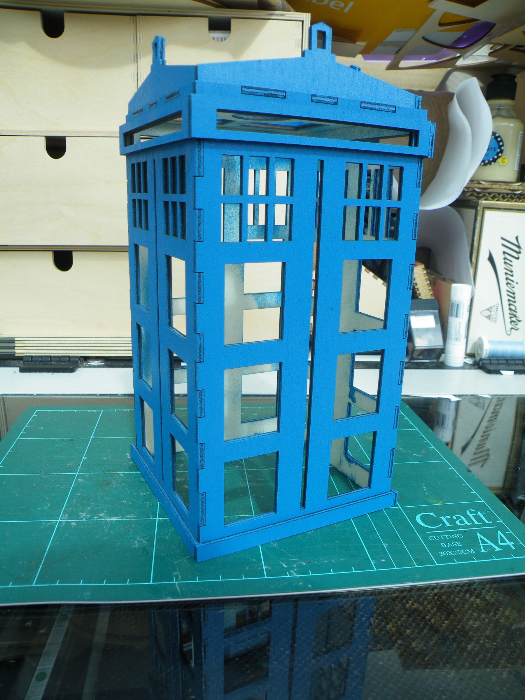 Tardis Lampshade : 9 Steps (with Pictures) - Instructables
