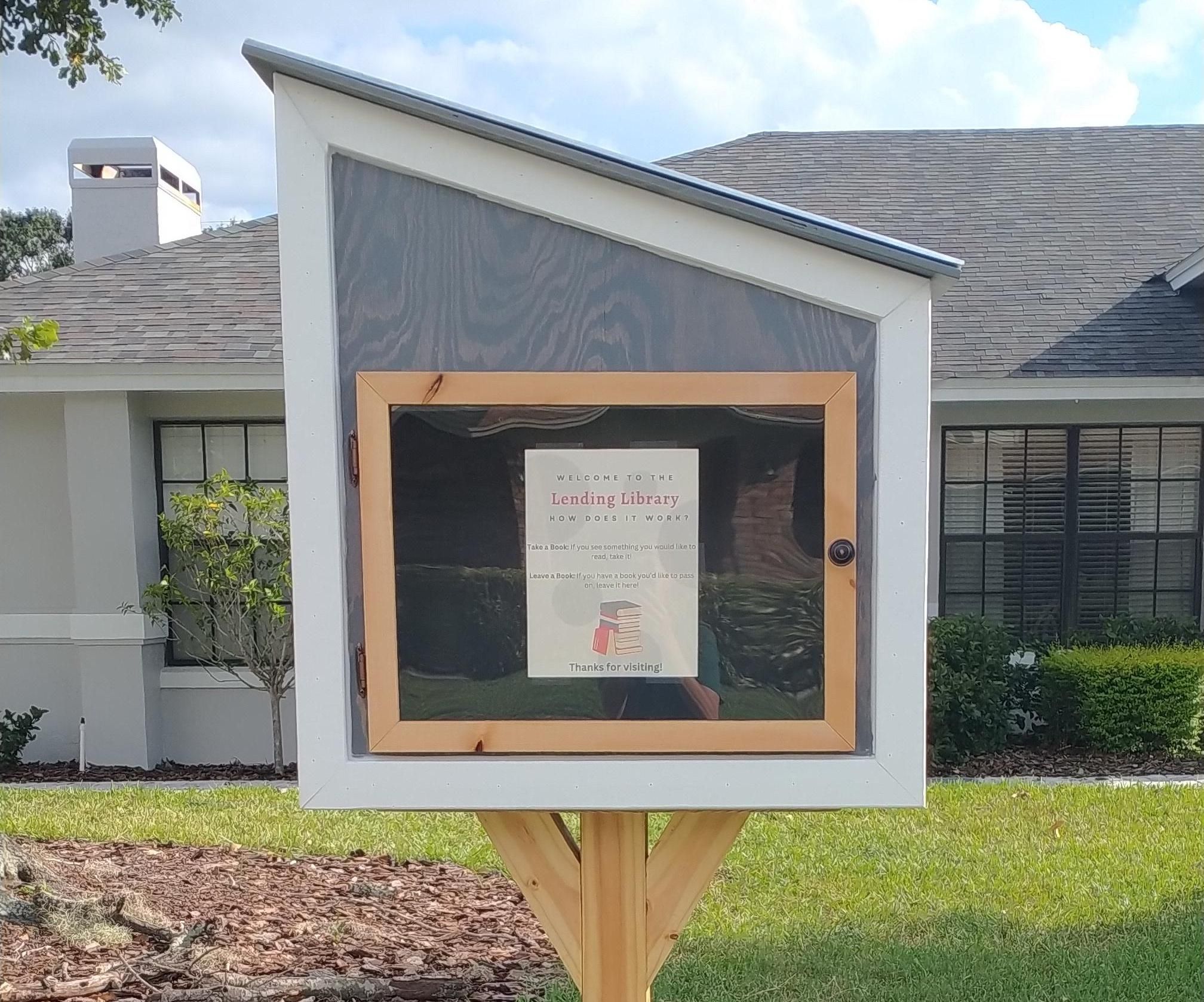 Neighborhood Lending Library / Birdhouse : 4 Steps (with Pictures ...
