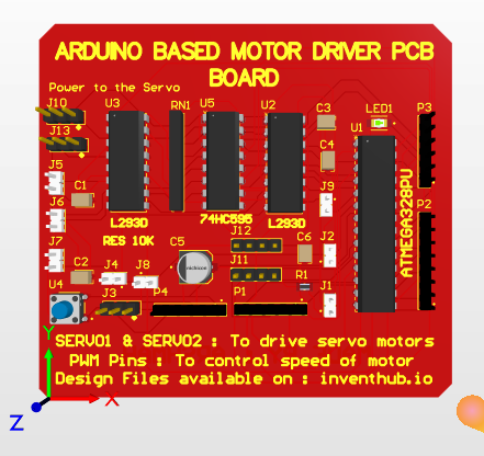 Arduino Based Motor Driver PCB Module Useful in Robotics : 5 Steps ...
