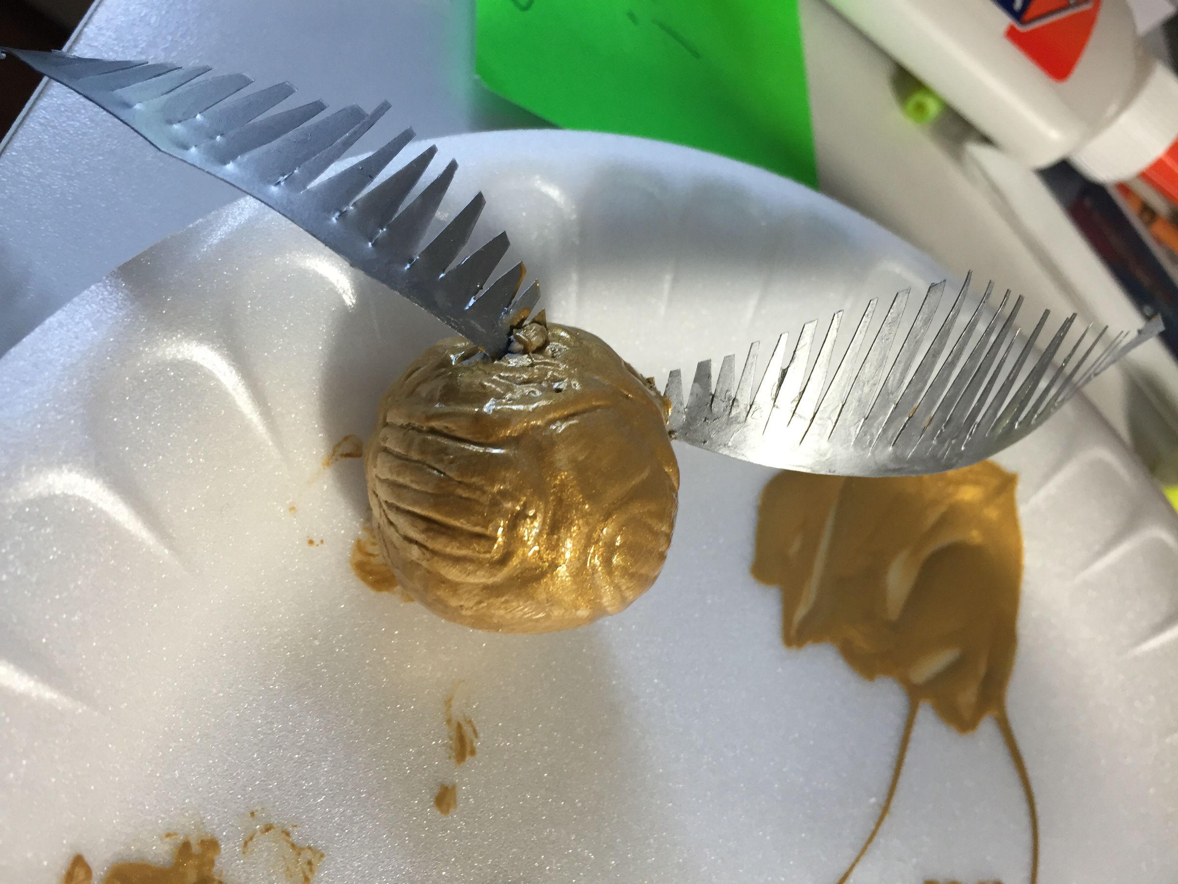 How to Make a Clay Golden Snitch! : 14 Steps (with Pictures ...