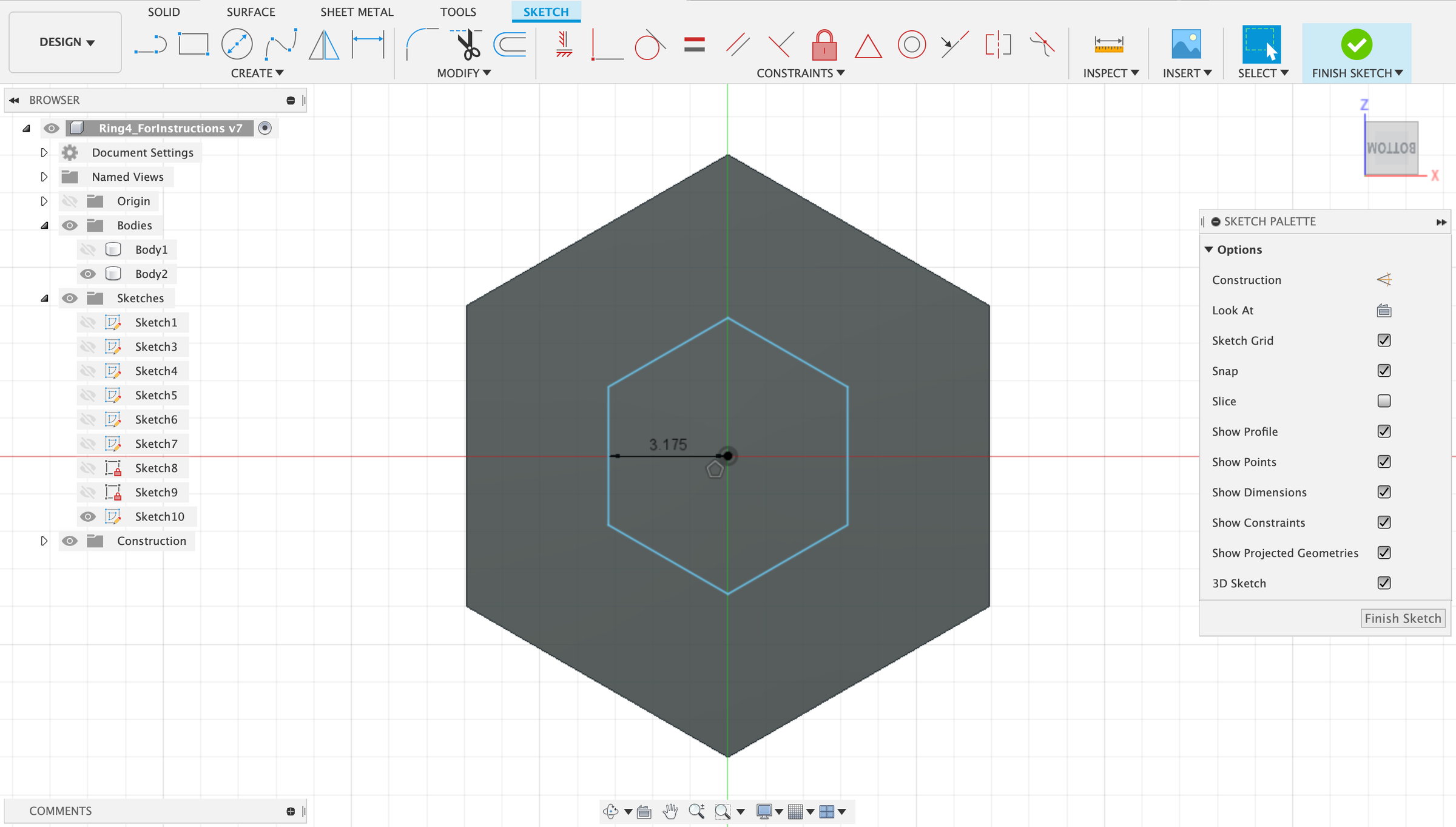 Bit Driver Ring (3D Printed, Wearable Hex Bit Driver) : 12 Steps (with ...