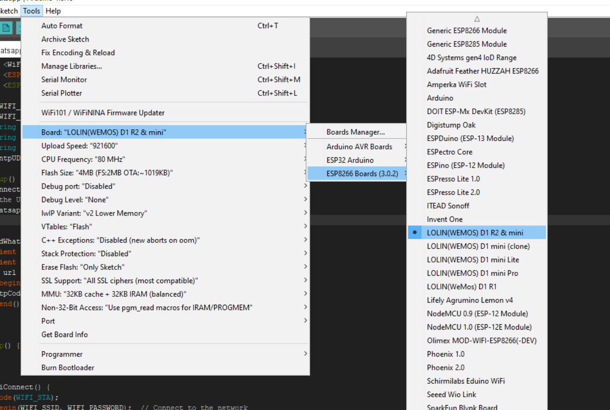 How to Send and Receive WhatsApp Messages From ESP8266 - Arduino IDE ...