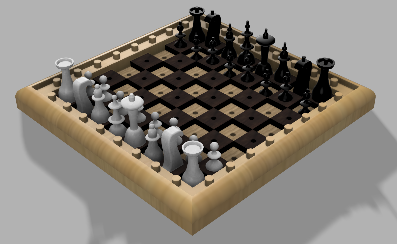 Accessible Chess Set for Blind People or Those With Sight Impairments ...