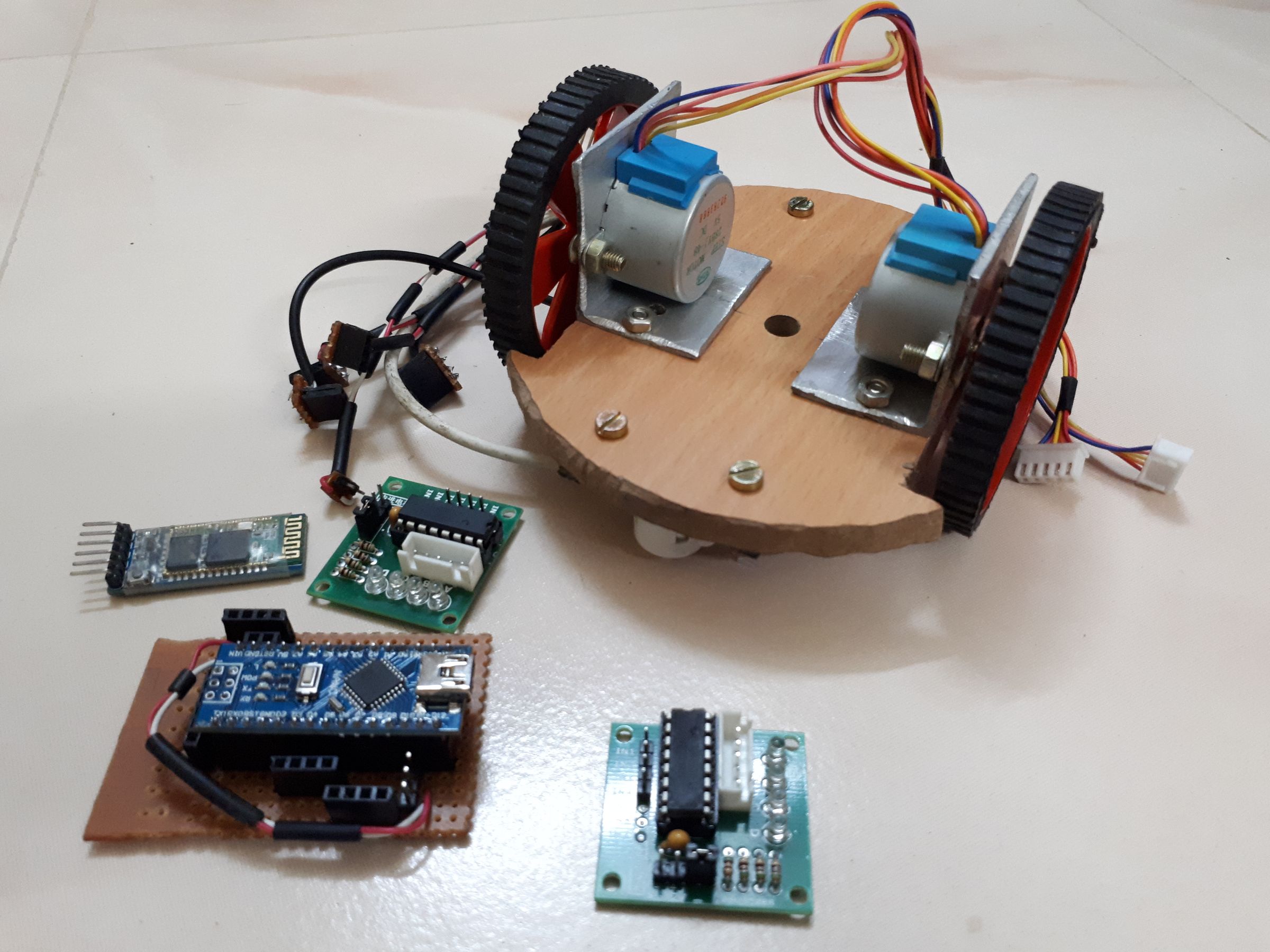 Trash Built BT Line Drawing Bot - My Bot : 13 Steps (with Pictures ...