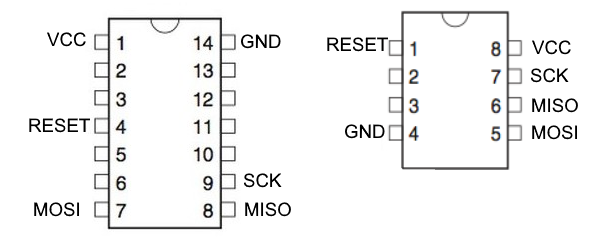 Compact Attiny 138584 Programmer Using Arduino Nano 6 Steps Instructables