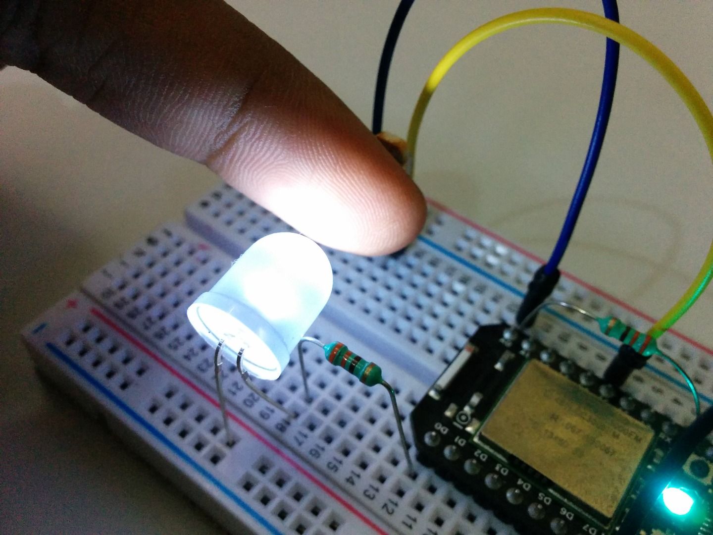 Internet Controlled Motion Detector- Particle Core : 5 Steps (with Pictures) - Instructables