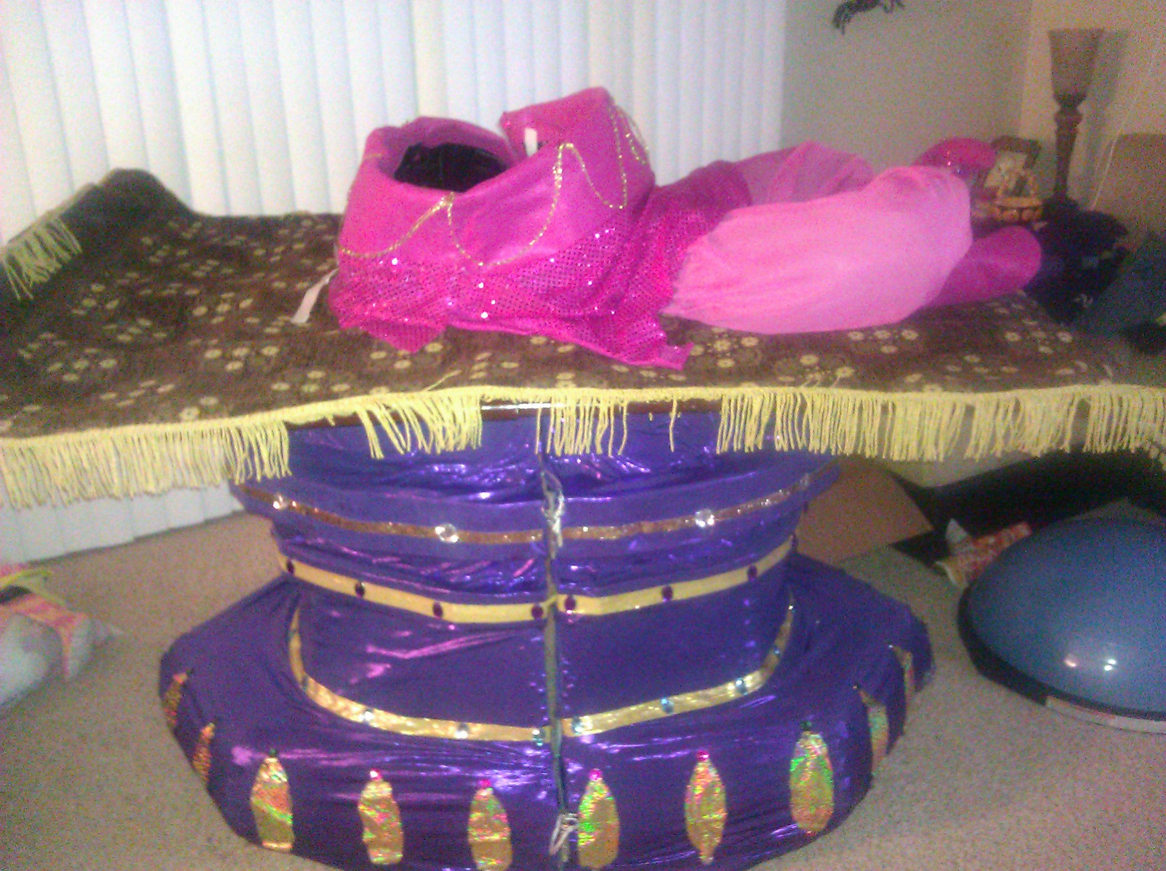 I Dream of Jeannie- Magic Carpet and Bottle - Instructables