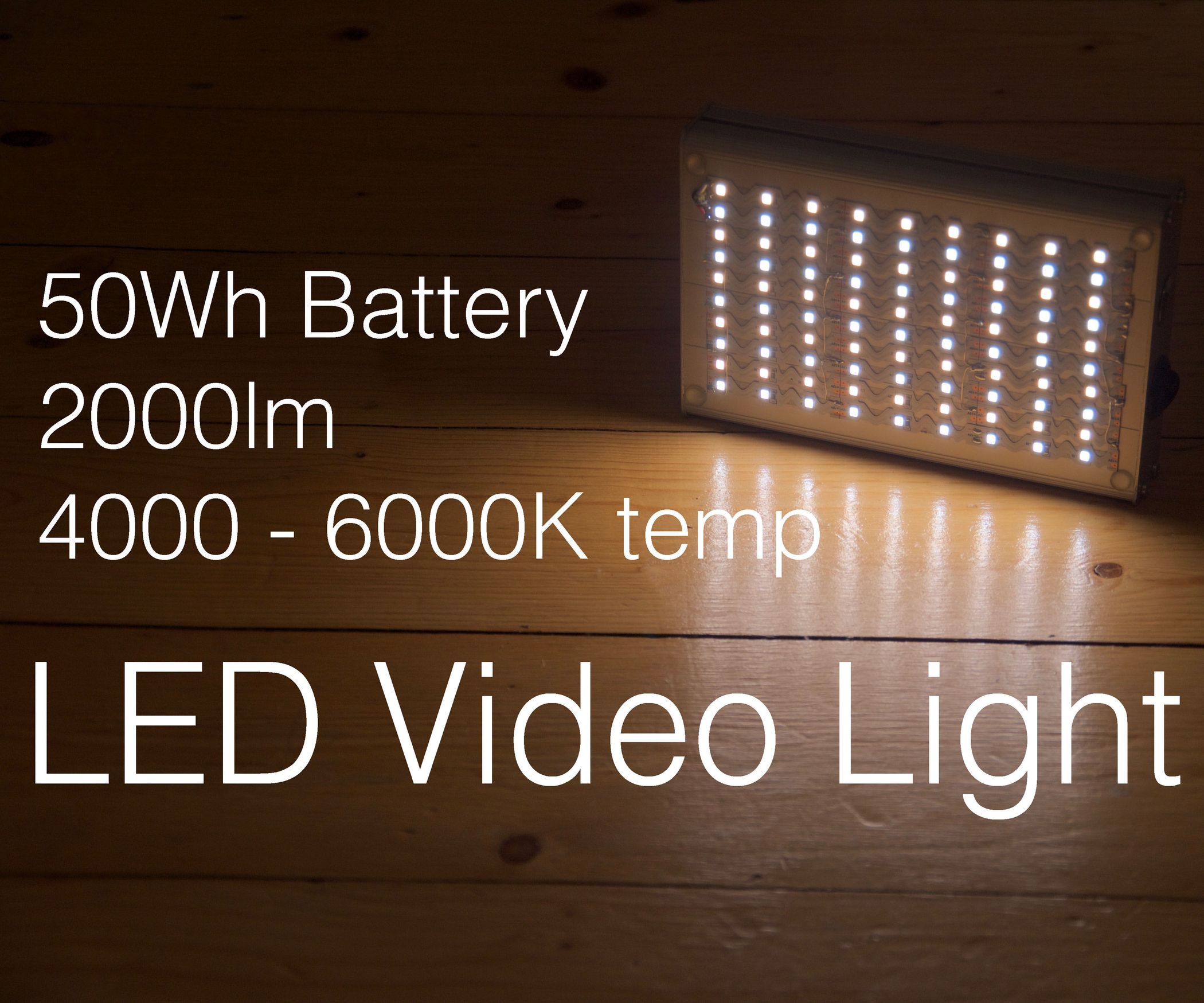 DIY Portable Video Light : 4 Steps (with Pictures) - Instructables