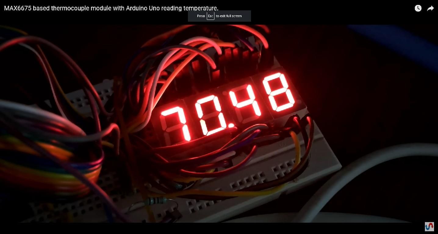 Thermocouple Temperature Reading Device Using MAX6676 Thermocouple ...