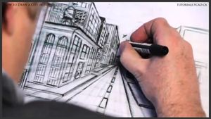 How to Draw a City in One Point Perspective - Instructables