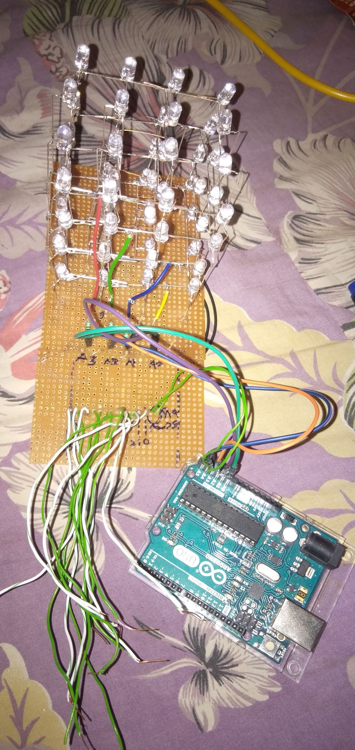 4x4 LED CUBE- BASED ON ARDUINO : 8 Steps - Instructables