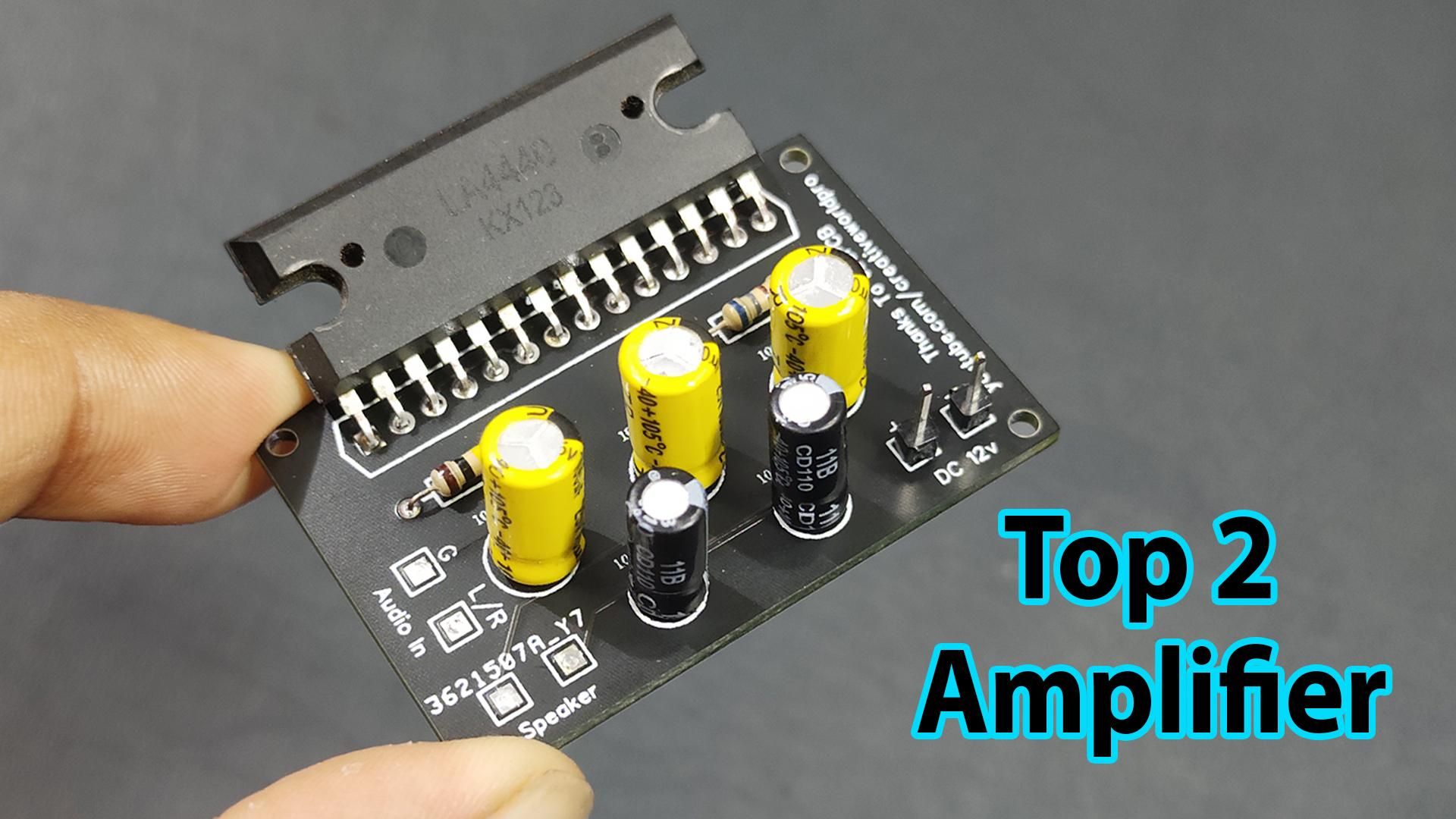 Top 2 Mini Amplifier Circuit in 2021 - DC 12v : 3 Steps - Instructables