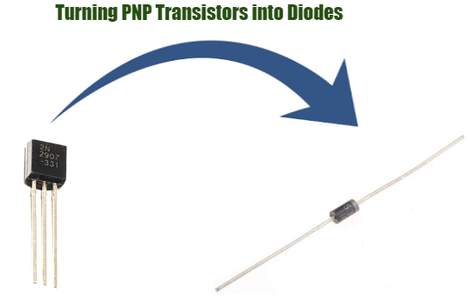 Making Diodes Out of PNP Transistors! : 5 Steps - Instructables