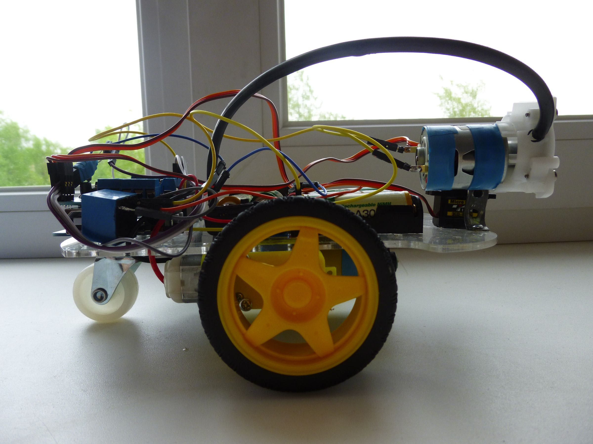 Water Cannon Arduino Robot IR - Instructables