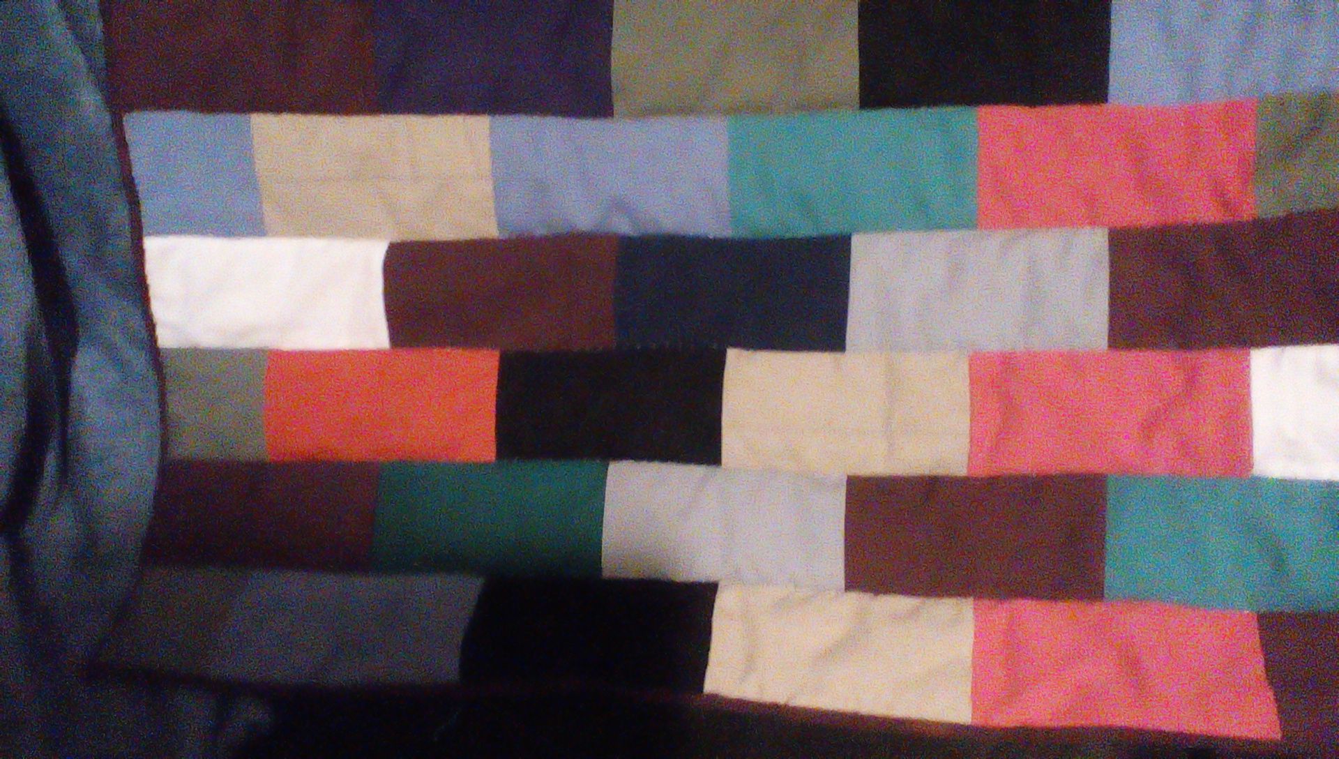 World's Easiest Beginner Quilt (Brick Wall Quilt) : 6 Steps (with ...