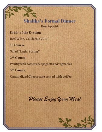 How to Host a Formal Dinner : 8 Steps - Instructables